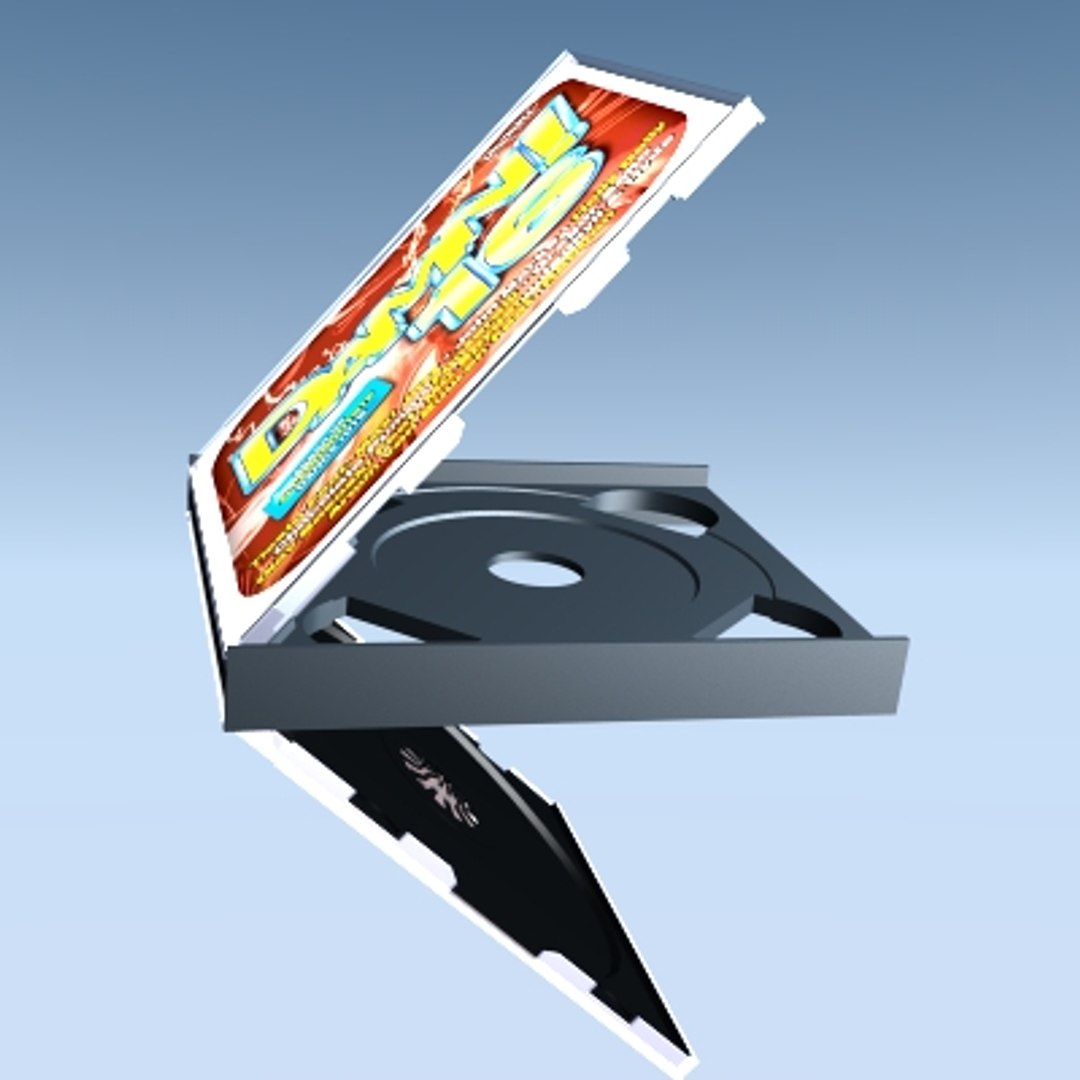 3d Double Cd Box Model
