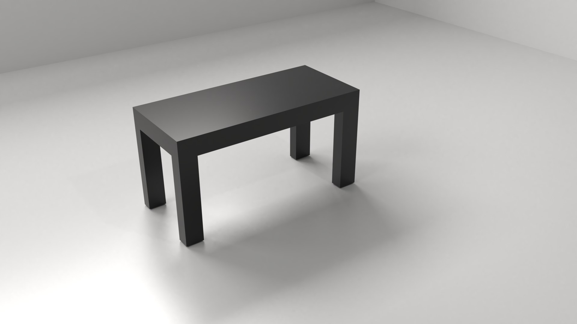 3D rectangle desk 4 - TurboSquid 1469526