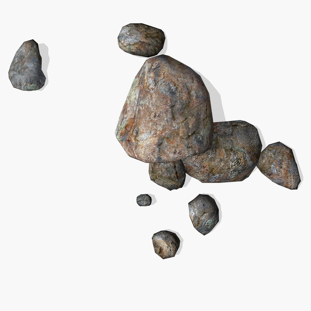 Stones Landscape 3ds