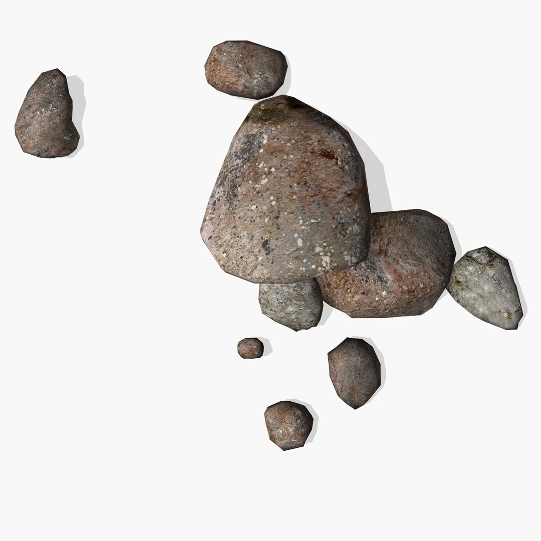 Stones Landscape 3ds
