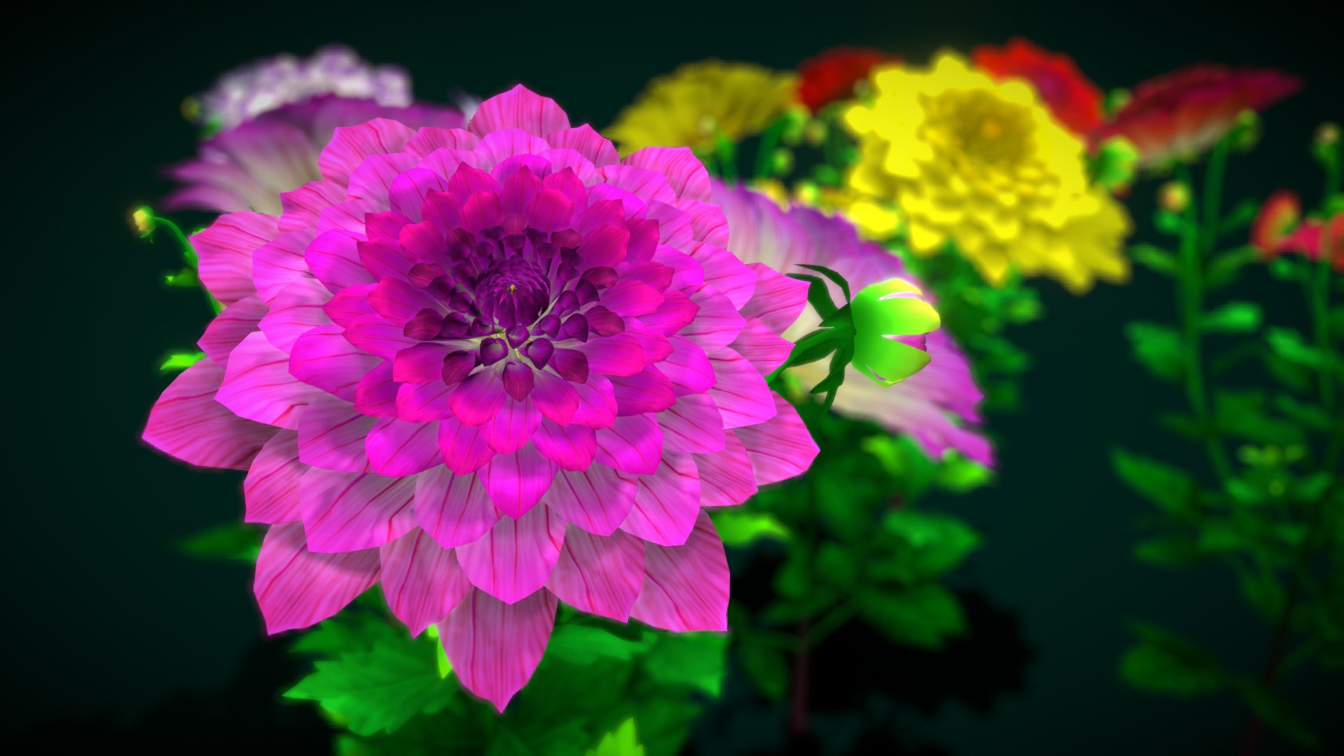 Flower Mexico 3D Model - TurboSquid 2133119