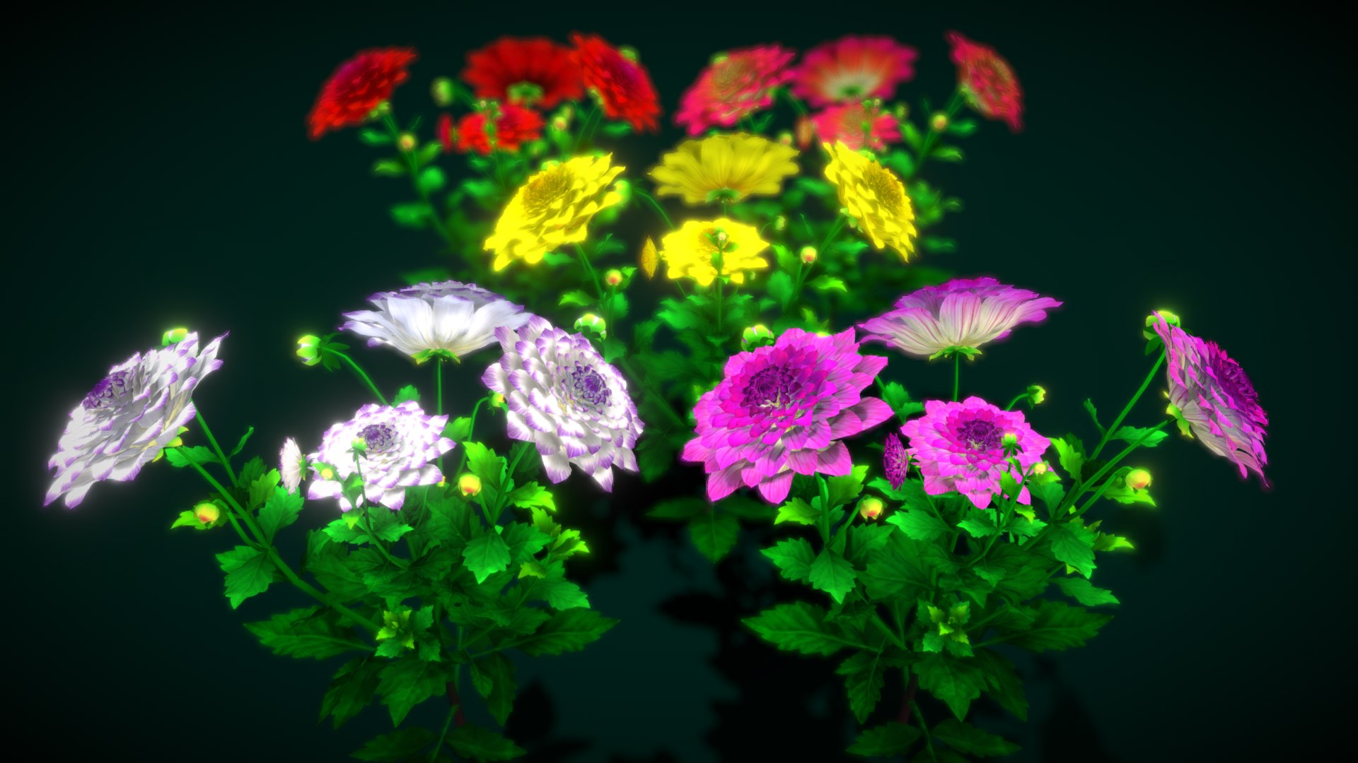 Flower Mexico 3D Model - TurboSquid 2133119