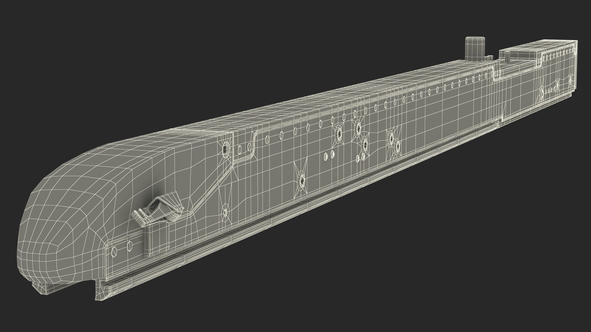 Aircraft Missile Launcher 3D Model - TurboSquid 2287262