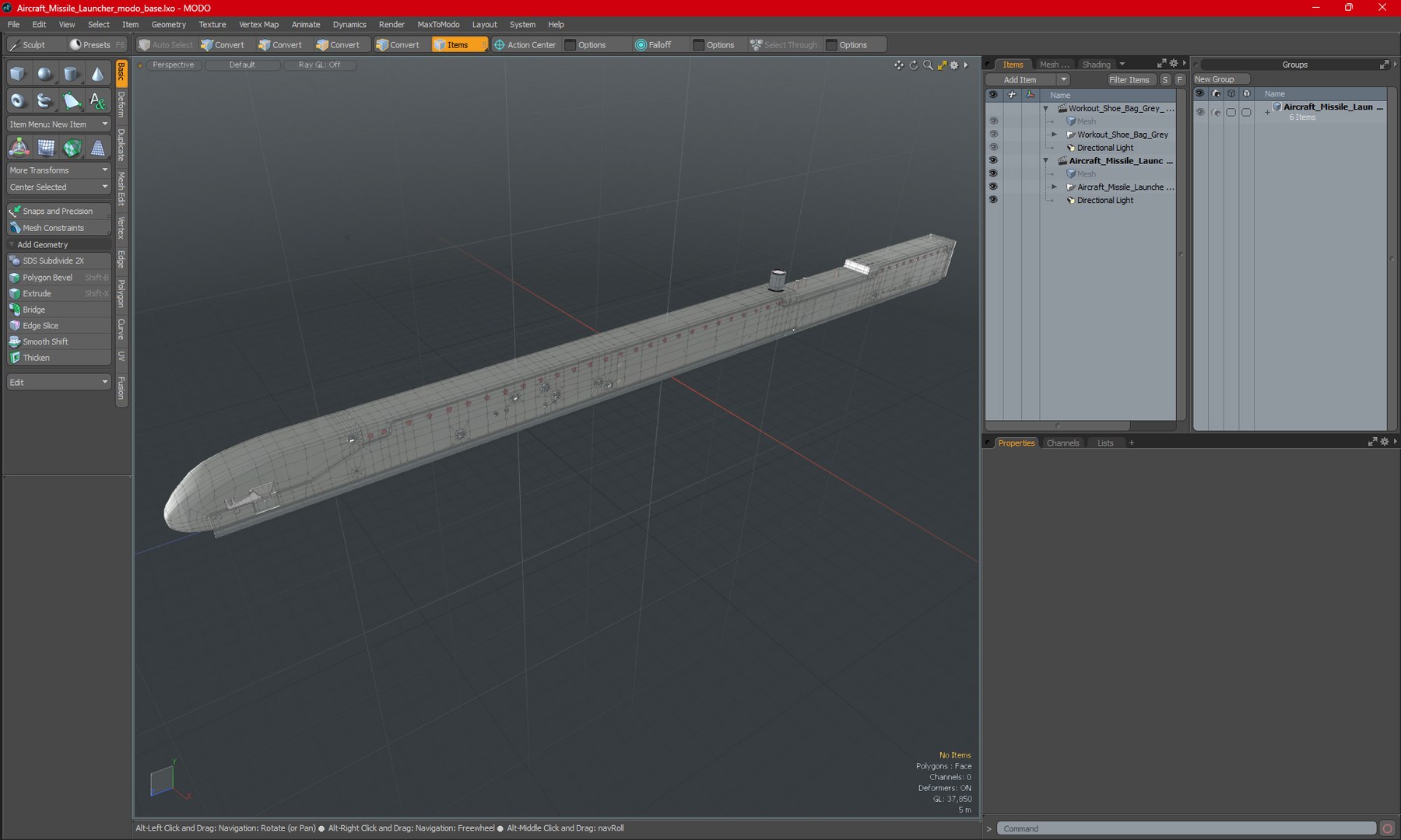 Aircraft Missile Launcher 3D Model - TurboSquid 2287262
