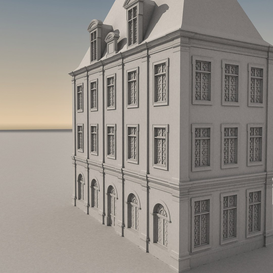 European Building Europe 3d Model