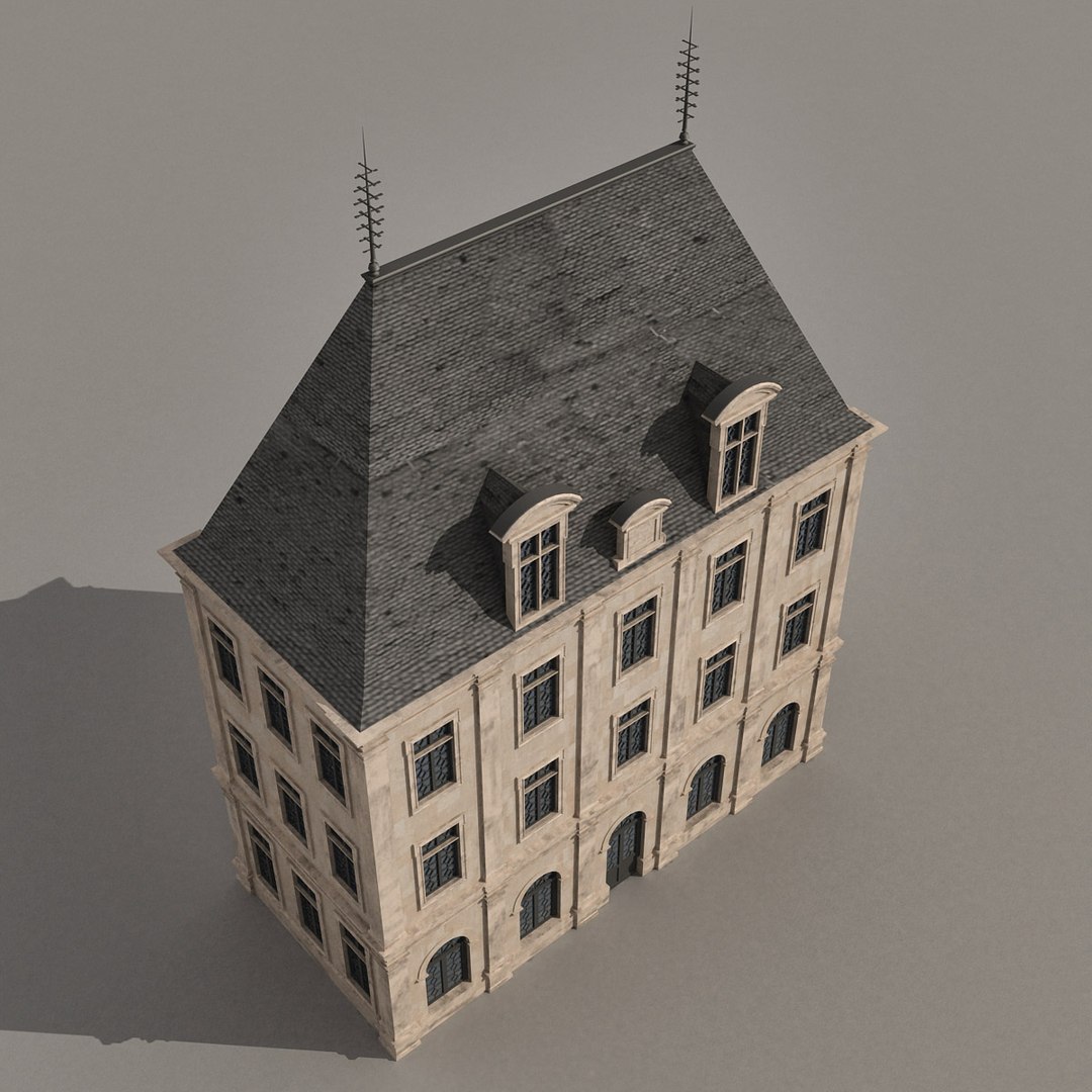 European Building Europe 3d Model