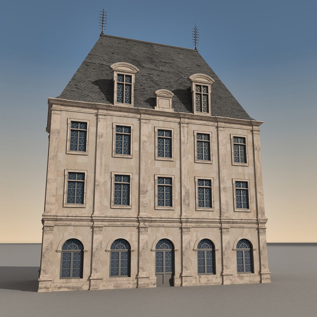 European Building Europe 3d Model