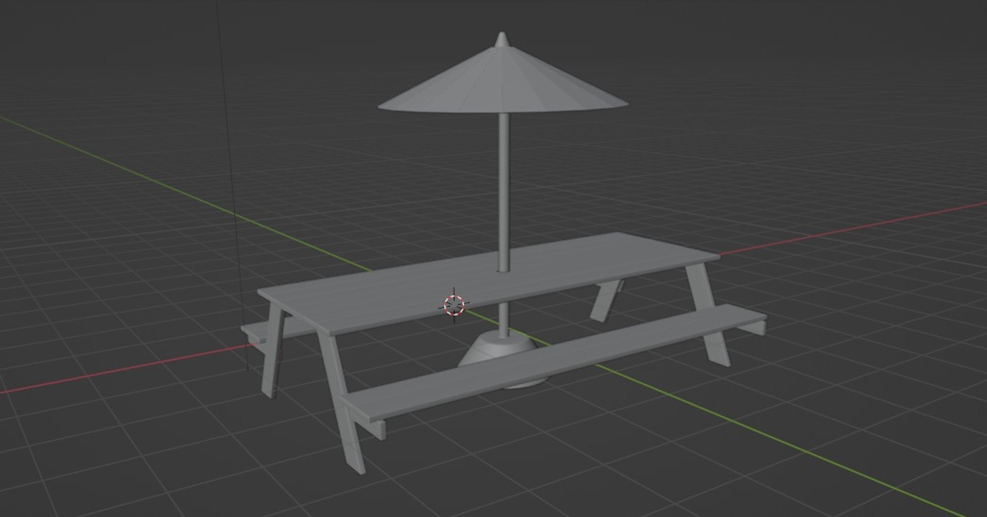 3D Picnic Table 3D Model Model - TurboSquid 2351601