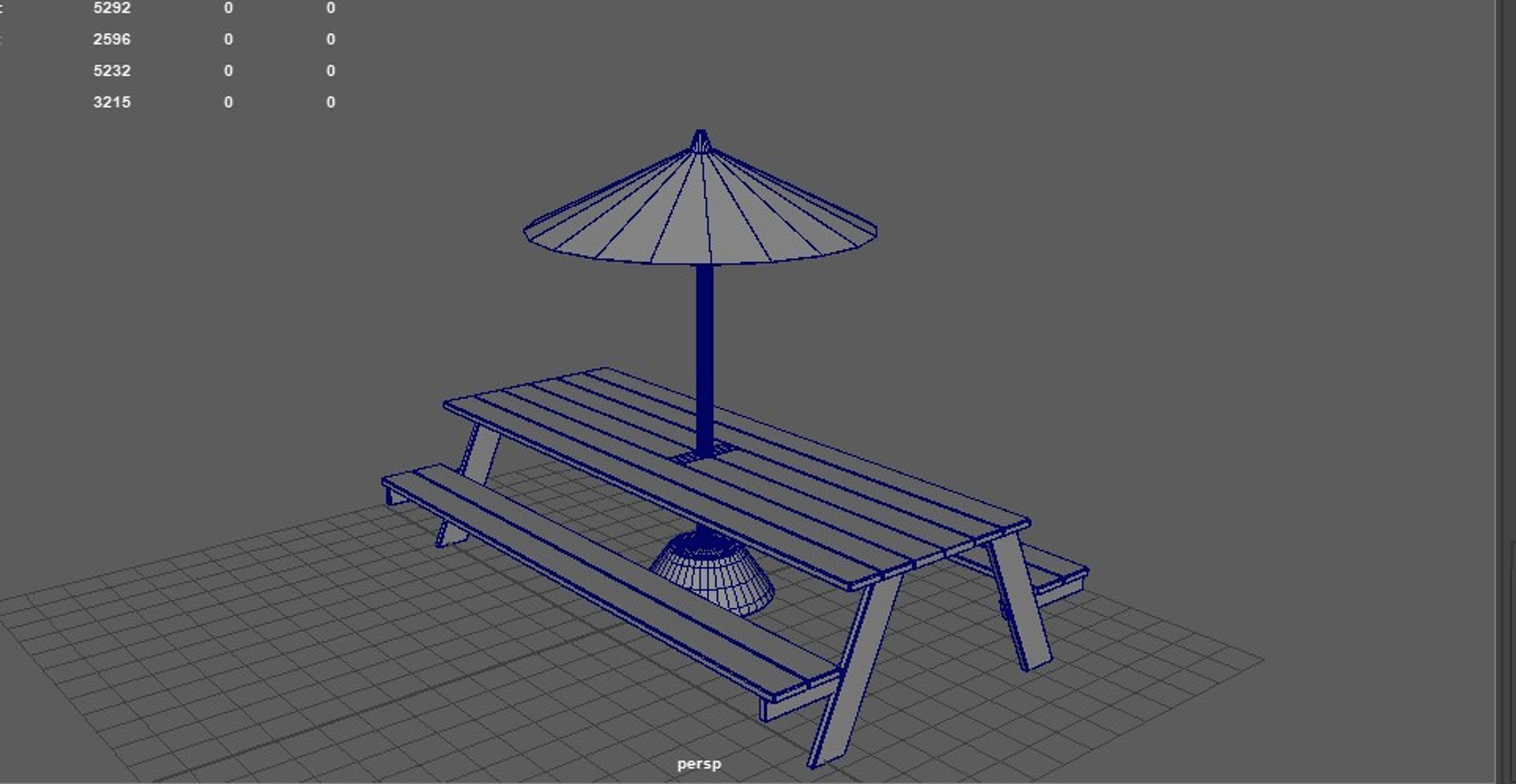 3D Picnic Table 3D Model Model - TurboSquid 2351601