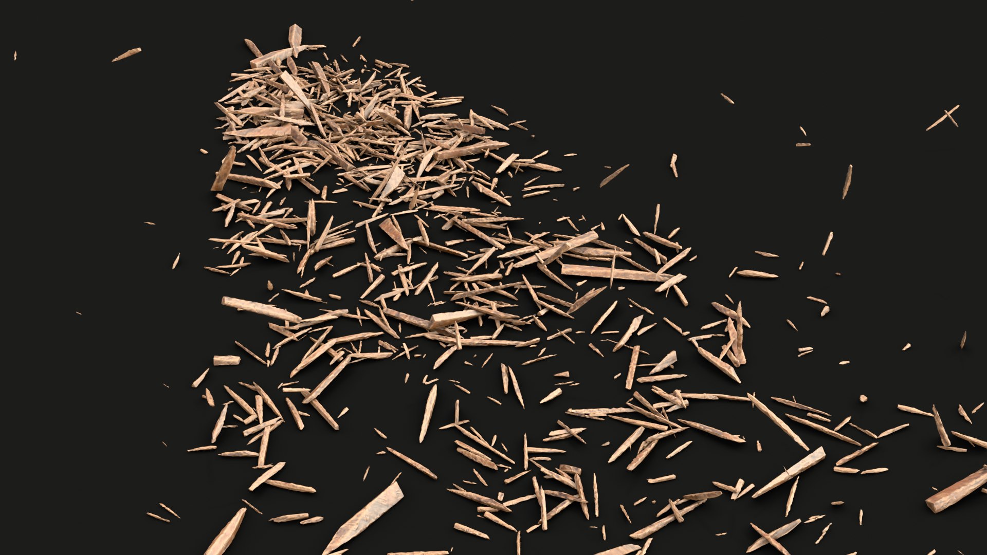 Animated Splinter Explode Front 3D Model - TurboSquid 1777803