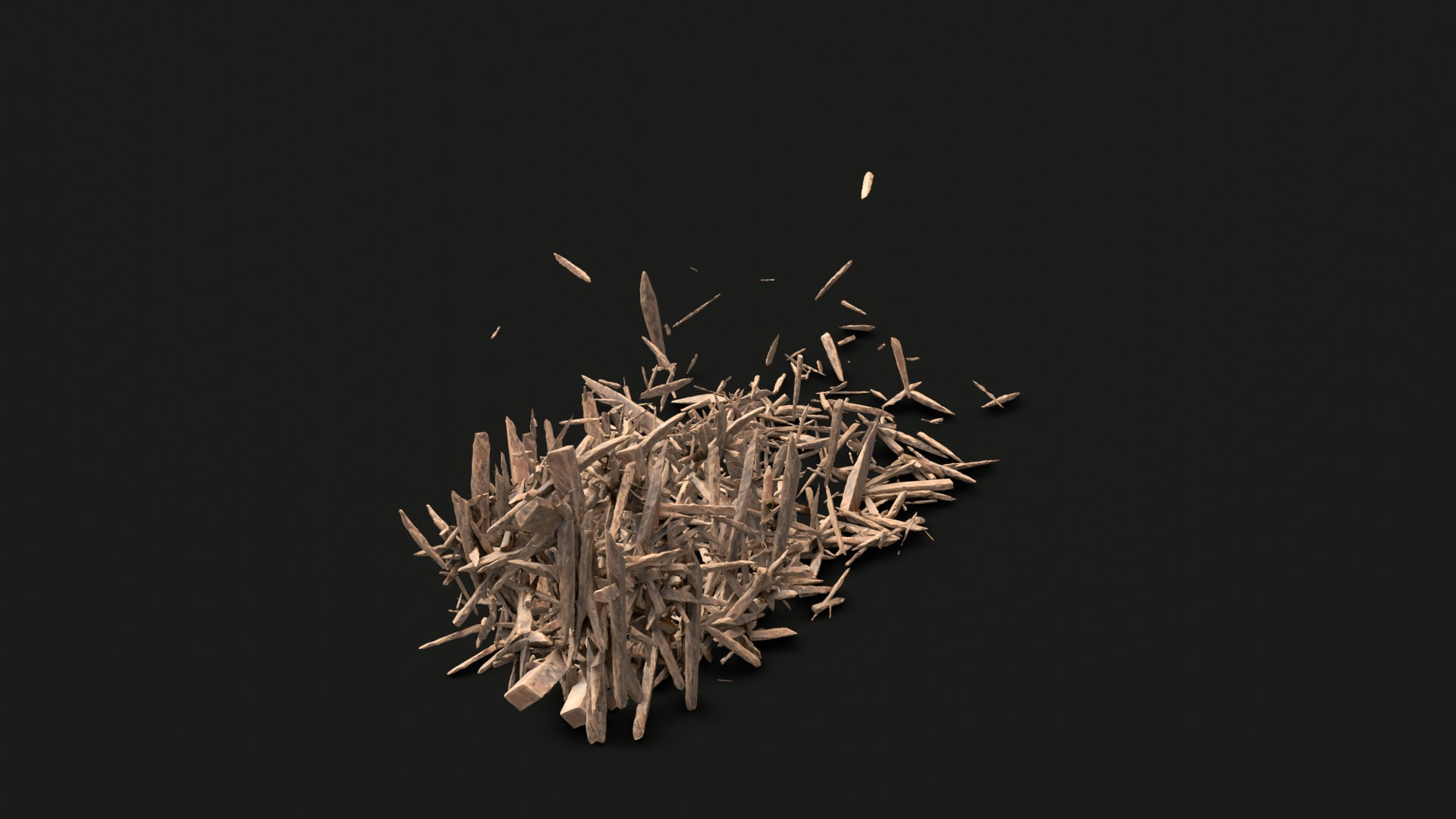 Animated Splinter Explode Front 3D Model - TurboSquid 1777803