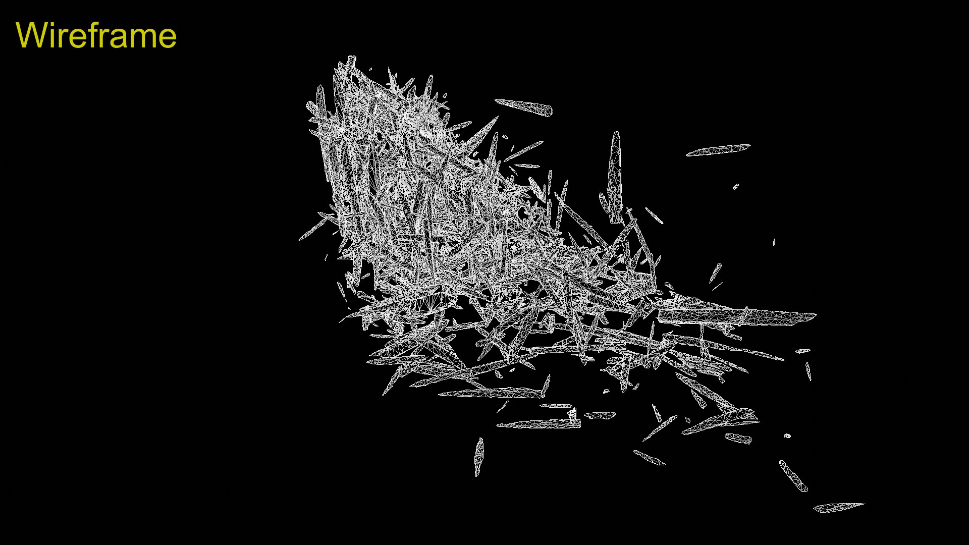 Animated Splinter Explode Front 3D Model - TurboSquid 1777803