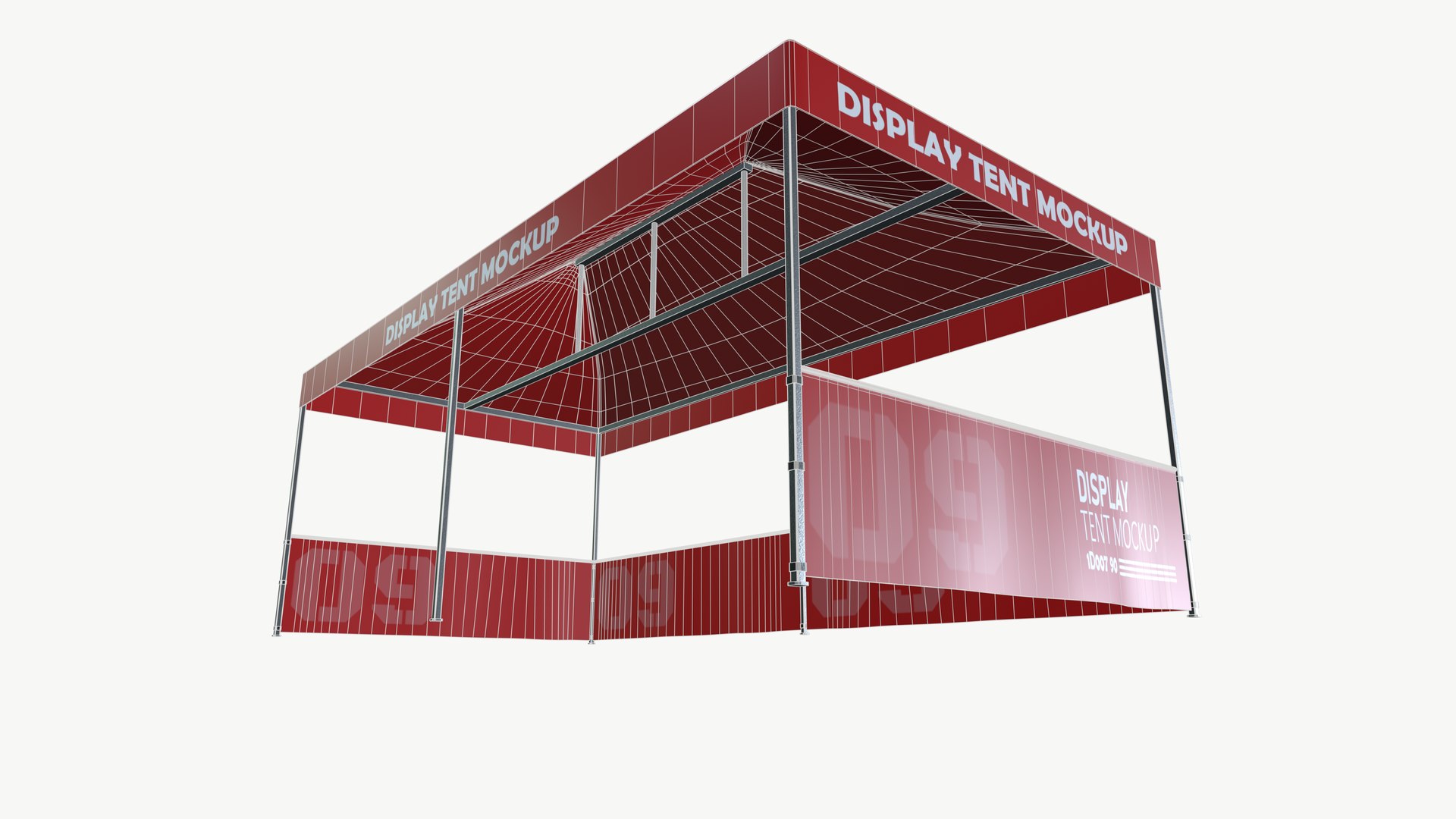 3D Display Tent Model - TurboSquid 2295599