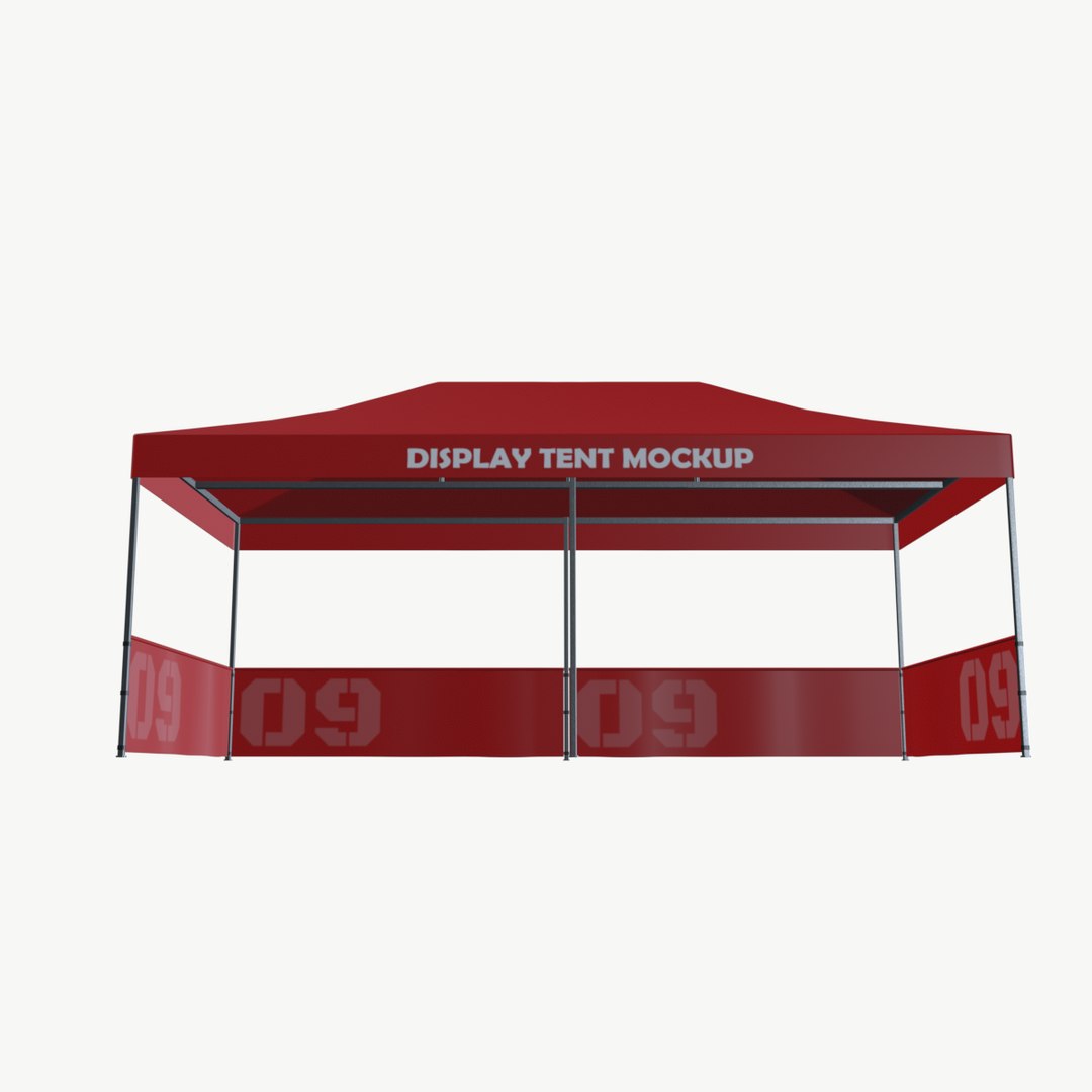 3D Display Tent Model - TurboSquid 2295599