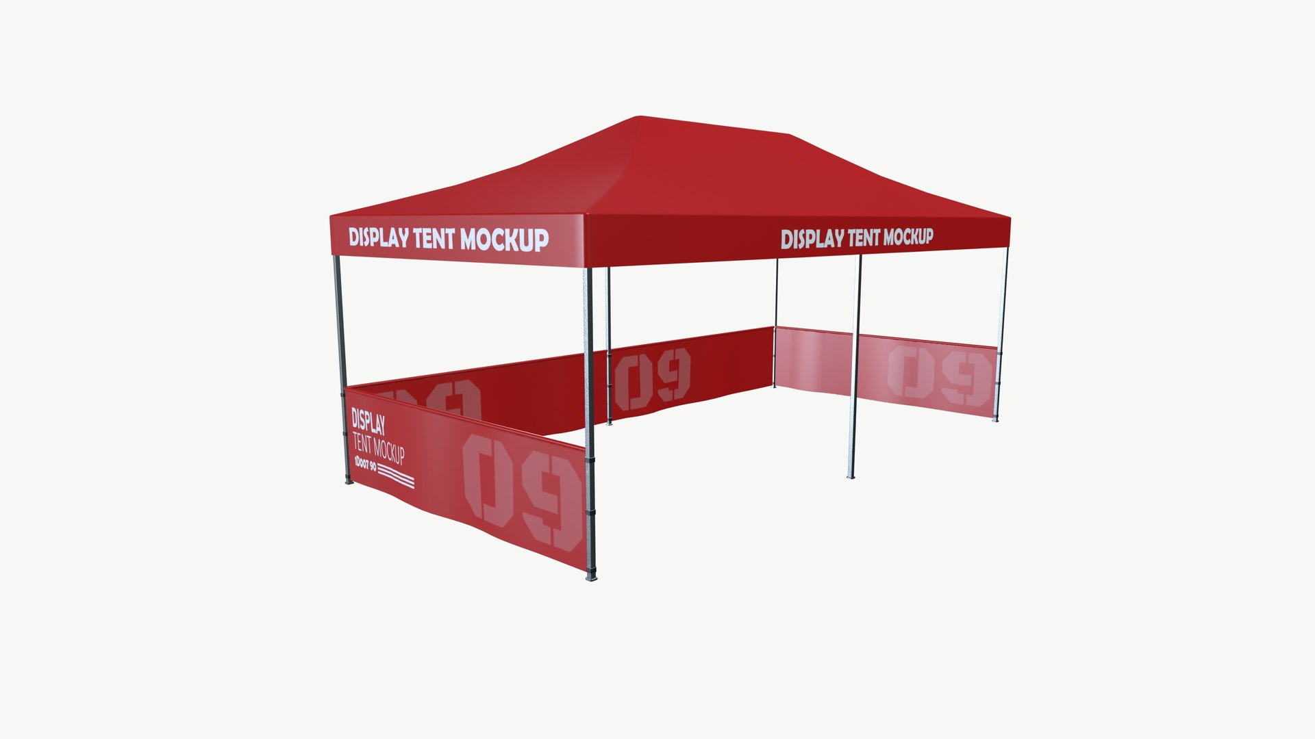 3D Display Tent Model - TurboSquid 2295599