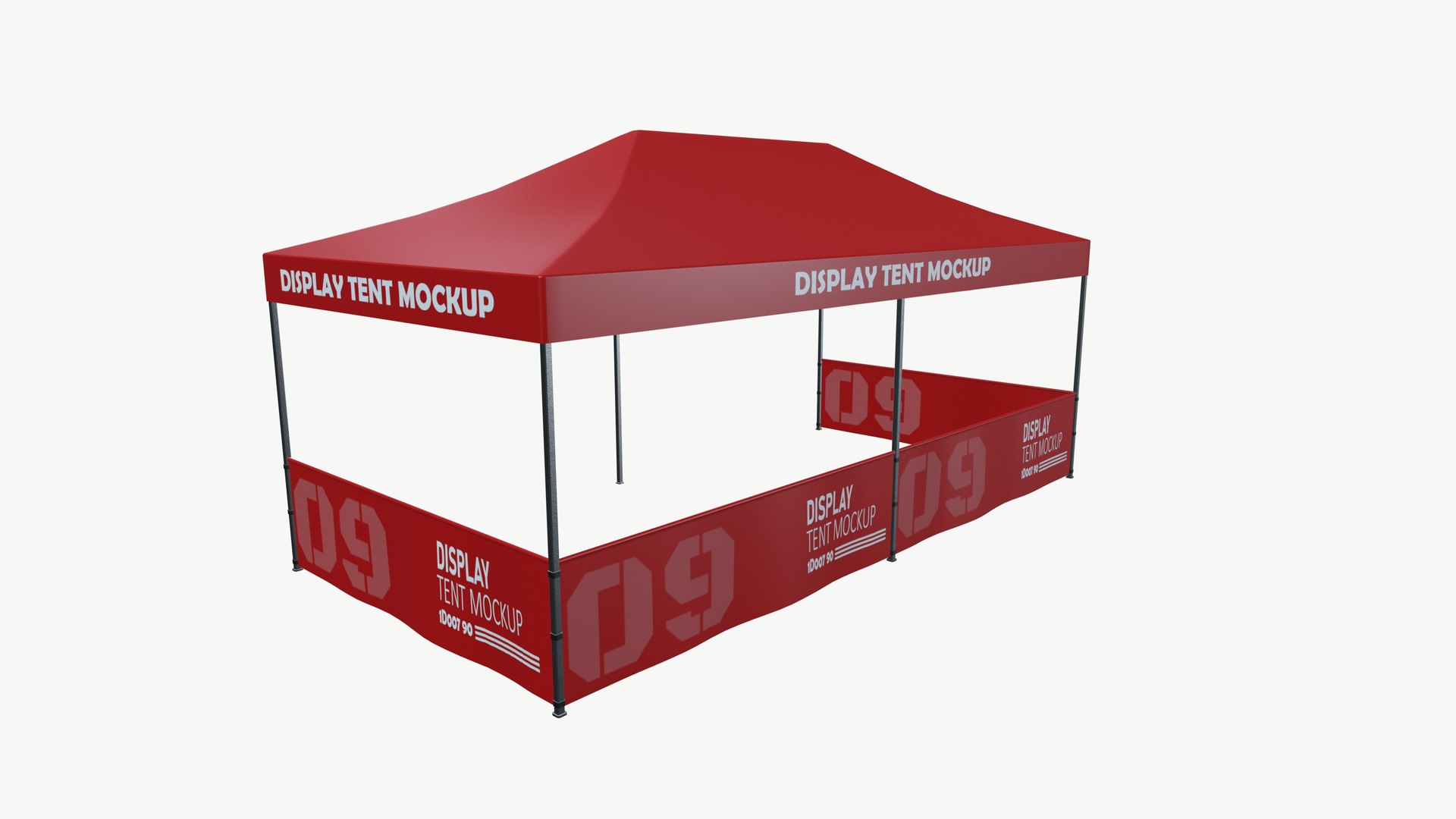 3D Display Tent Model - TurboSquid 2295599