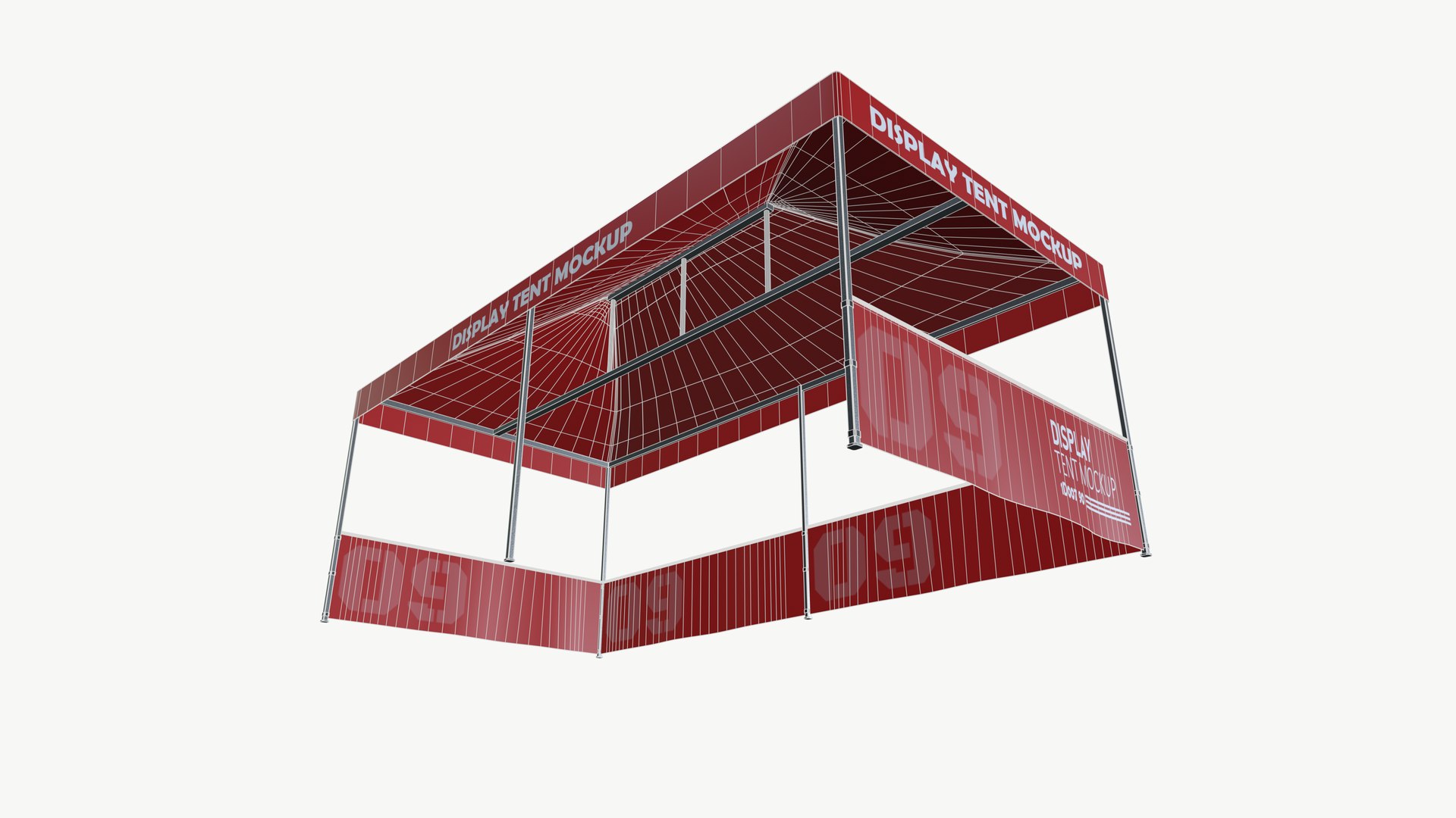 3D Display Tent Model - TurboSquid 2295599