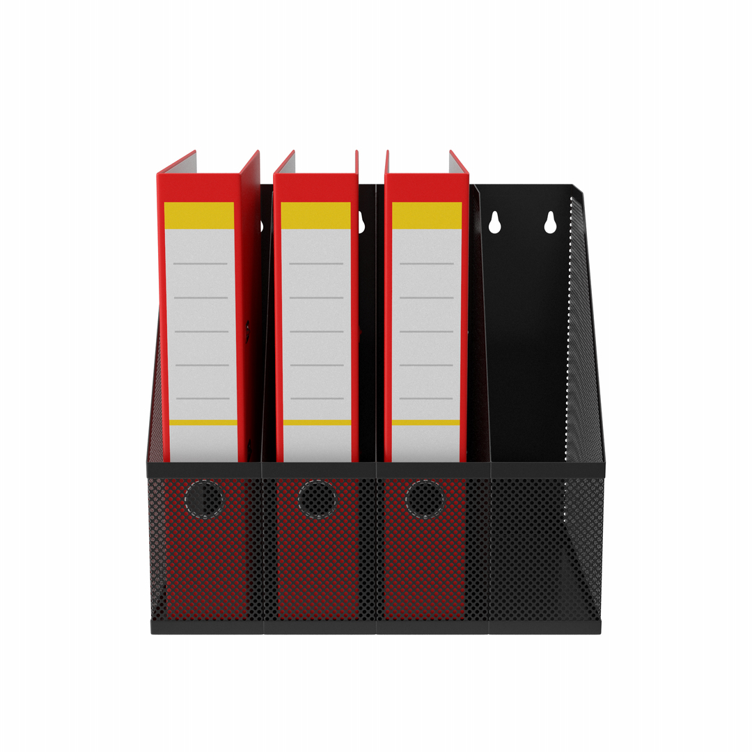 File Folder Holder With Document Binders 3D Model - TurboSquid 2190297