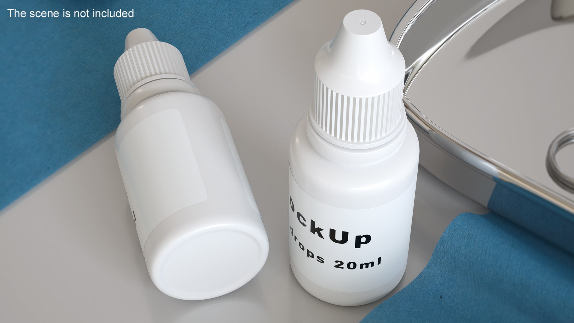 3D Eye Dropper Bottle 20ml Mockup model - TurboSquid 2152198