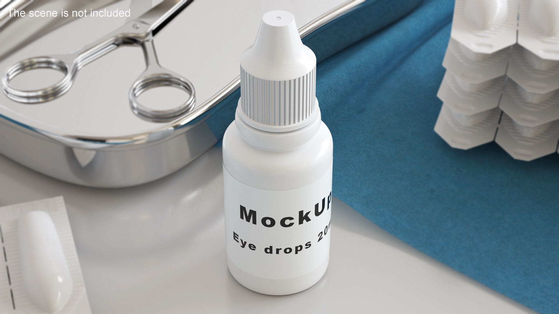 3D Eye Dropper Bottle 20ml Mockup model - TurboSquid 2152198