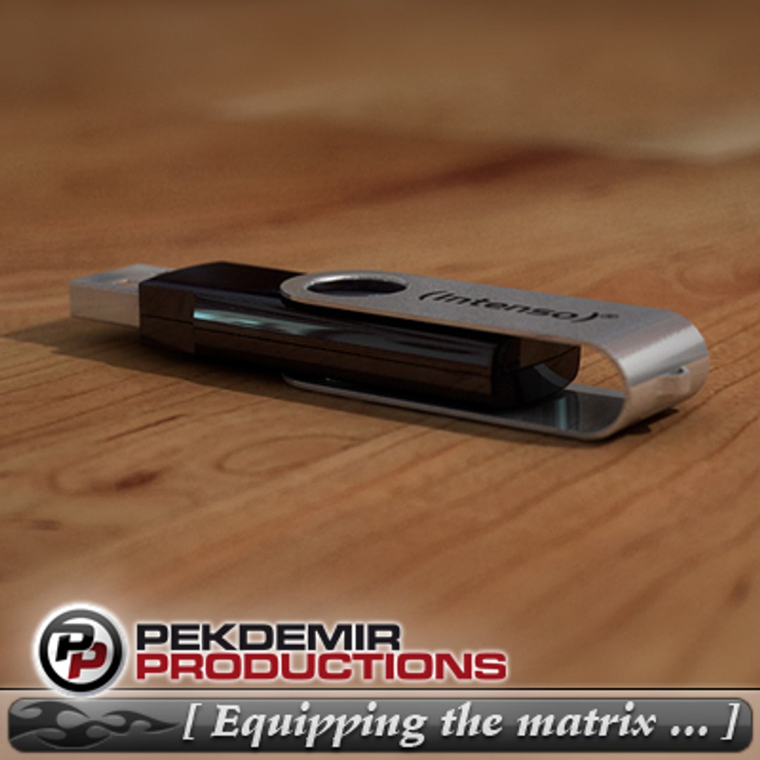 3d usb stick model