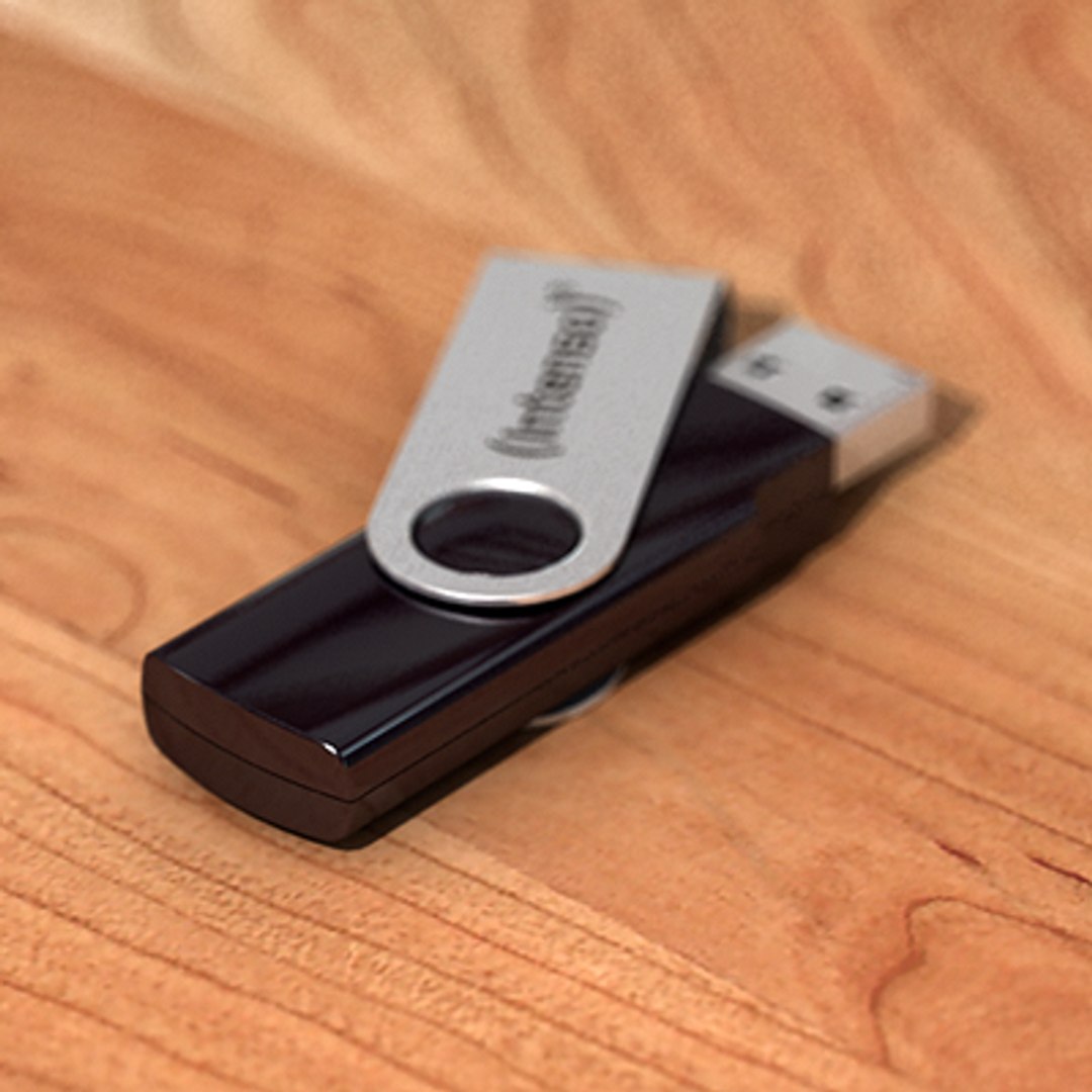 3d usb stick model