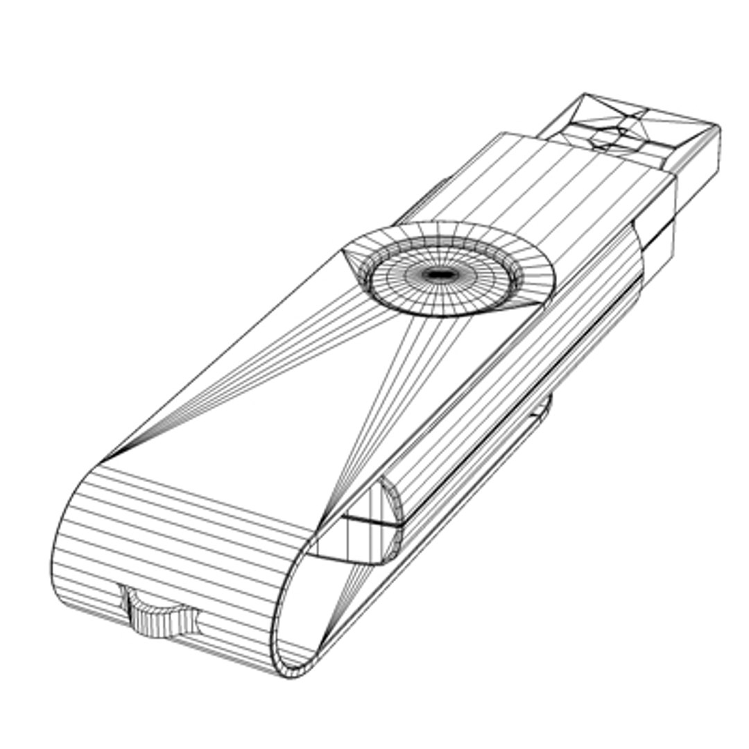 3d usb stick model