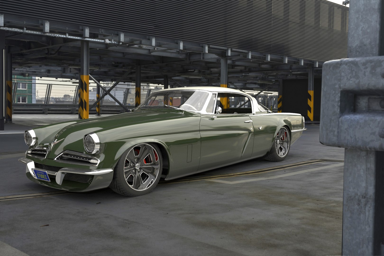 3D STUDEBAKER CUSTOM - TurboSquid 1991135