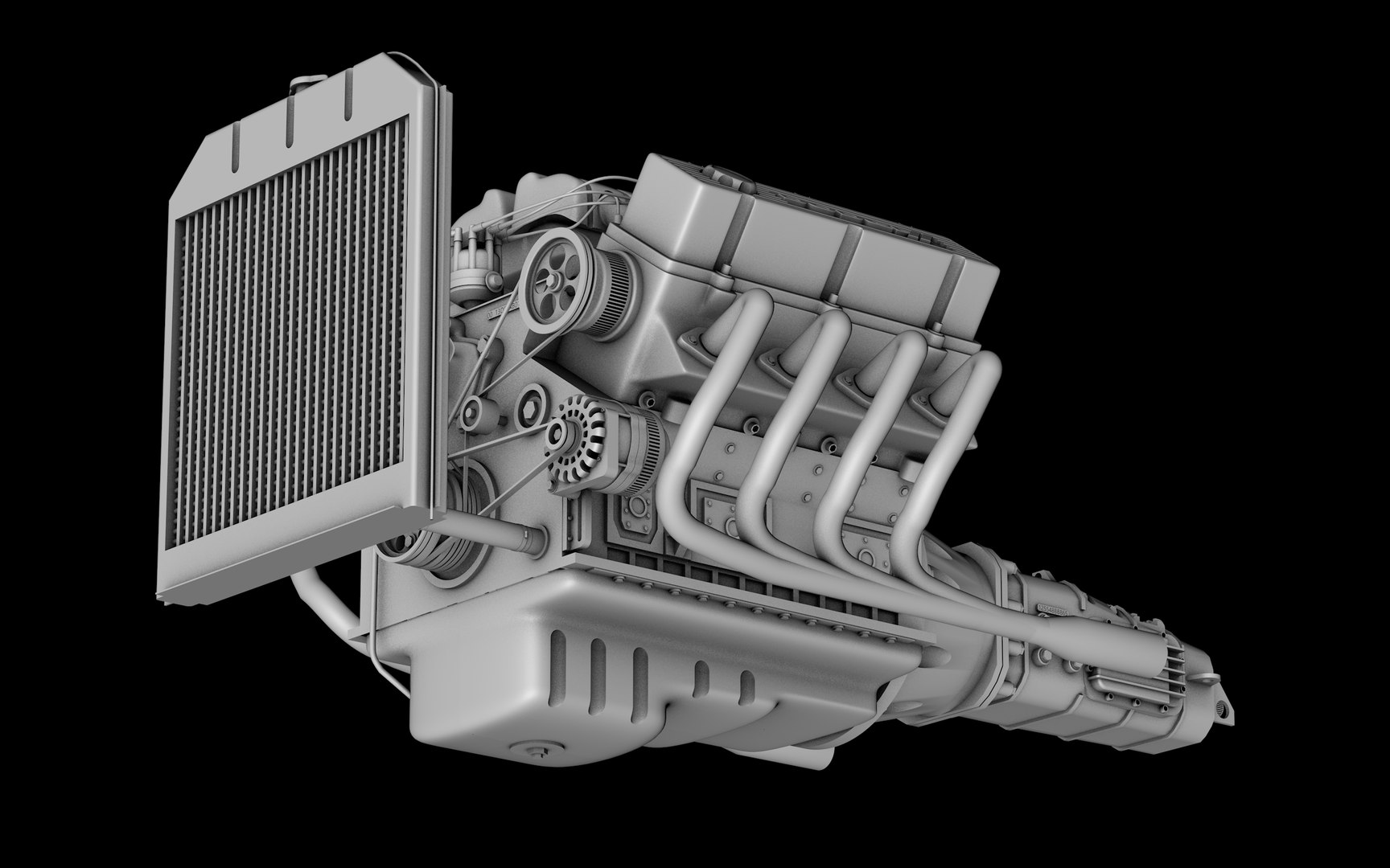 Car Engine 3D Model - TurboSquid 1154452