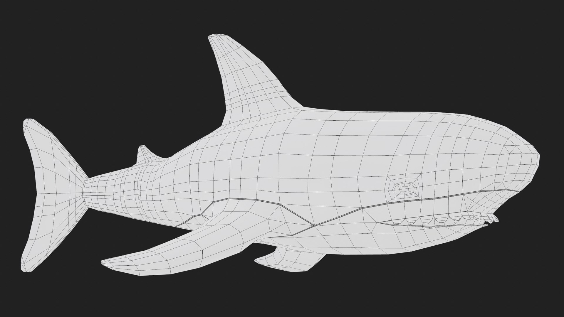 3D Stuffed Toy Shark IKEA Blahaj Rigged PBR - TurboSquid 2055530