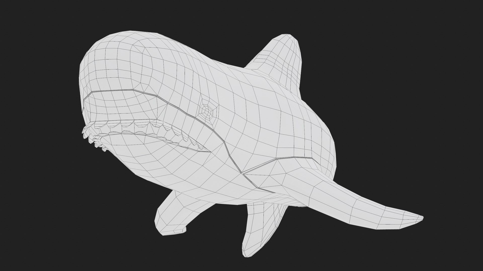 3D Stuffed Toy Shark IKEA Blahaj Rigged PBR - TurboSquid 2055530