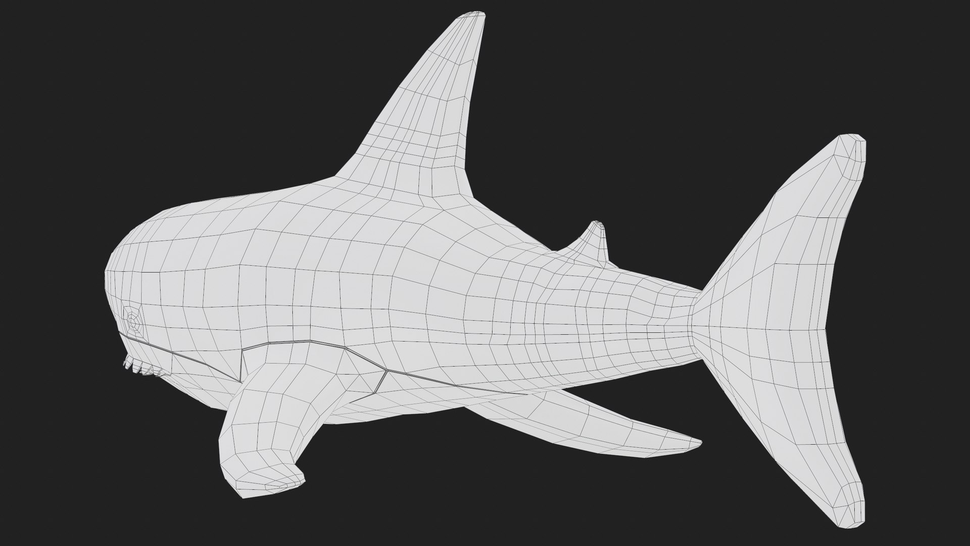 3D Stuffed Toy Shark IKEA Blahaj Rigged PBR - TurboSquid 2055530