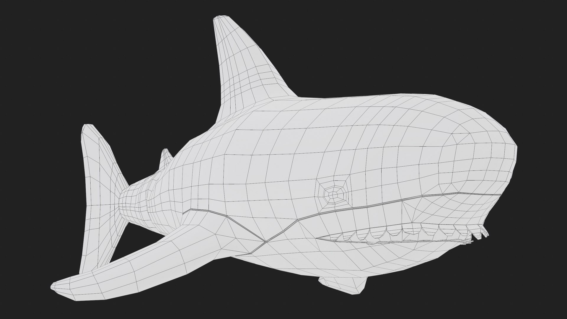 3D Stuffed Toy Shark IKEA Blahaj Rigged PBR - TurboSquid 2055530