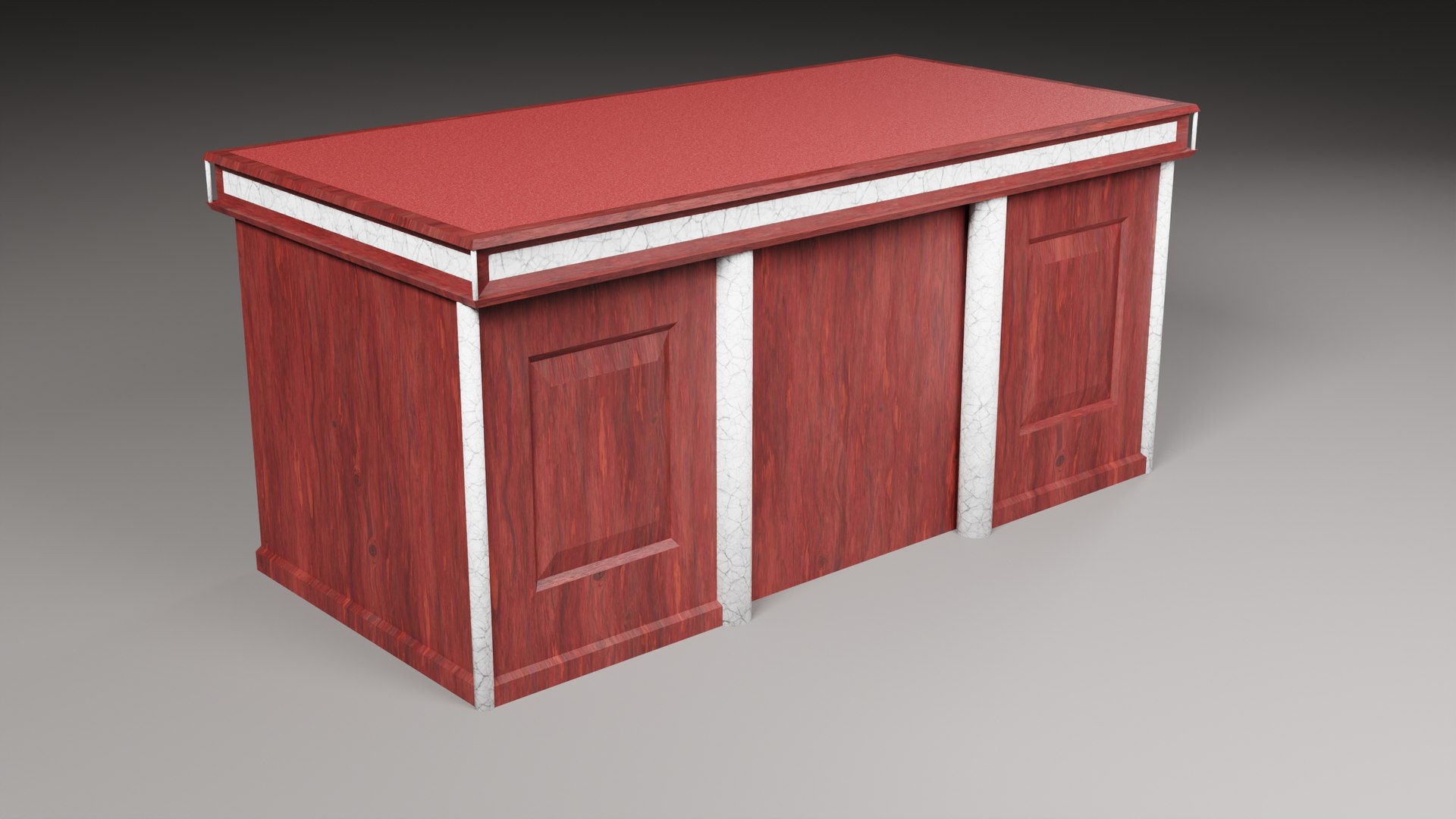 Desks Office Tables Low-poly 3d Model Model - TurboSquid 2053731