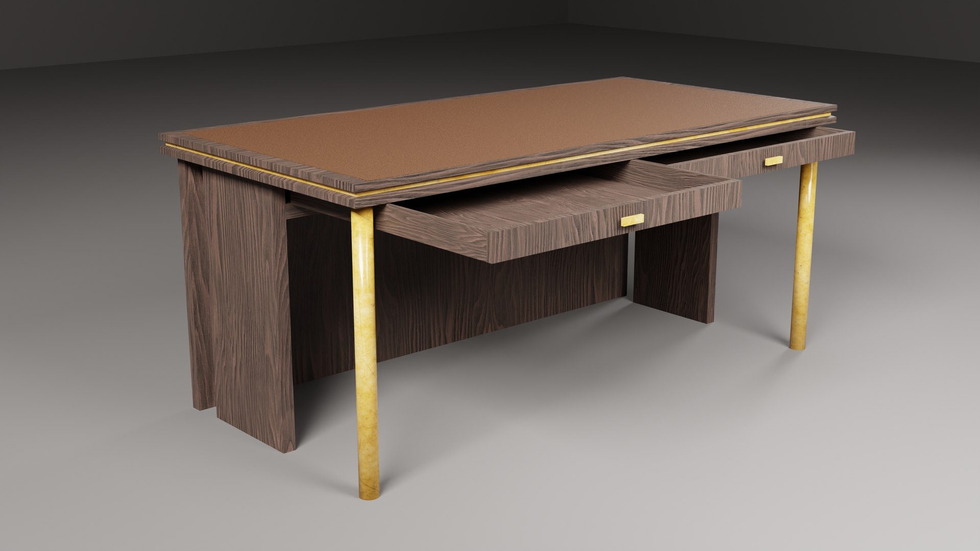 Desks Office Tables Low-poly 3d Model Model - TurboSquid 2053731