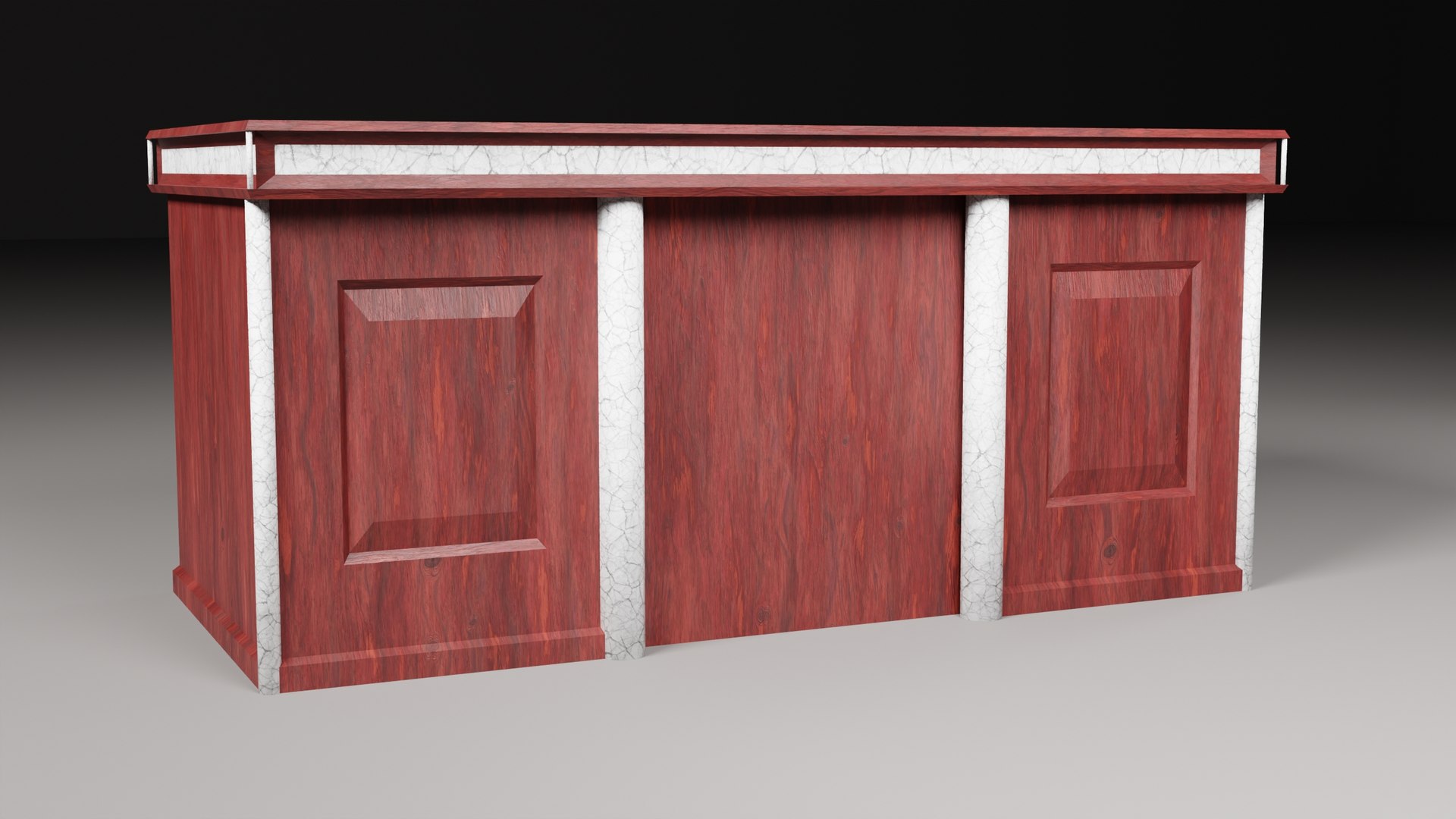 Desks Office Tables Low-poly 3d Model Model - TurboSquid 2053731