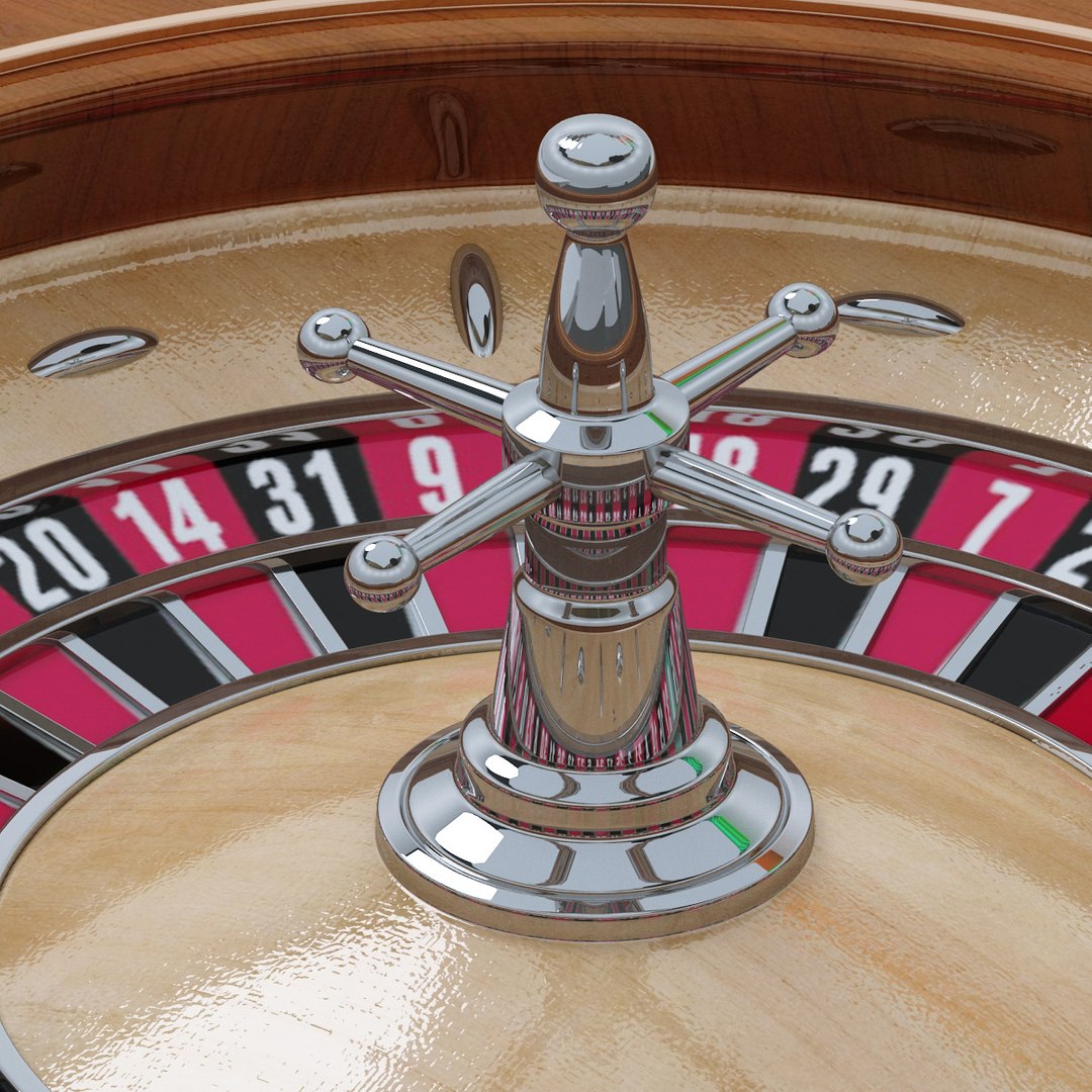 roulette table 4 3d model