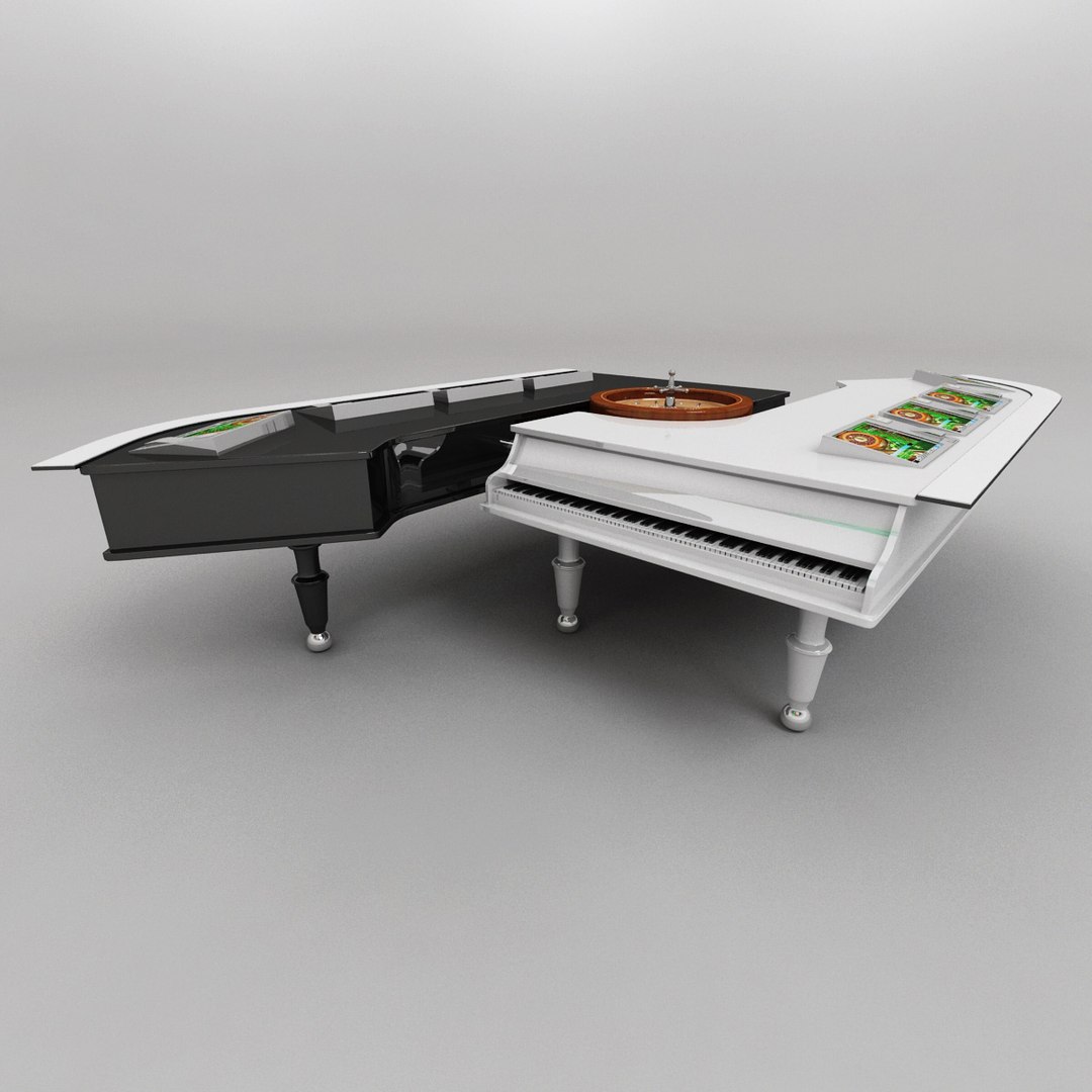 roulette table 4 3d model