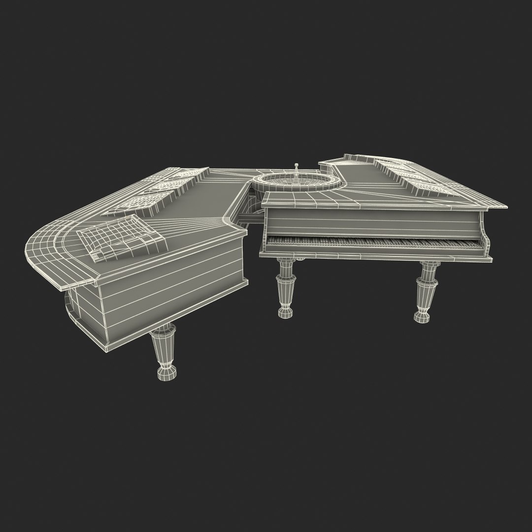 roulette table 4 3d model