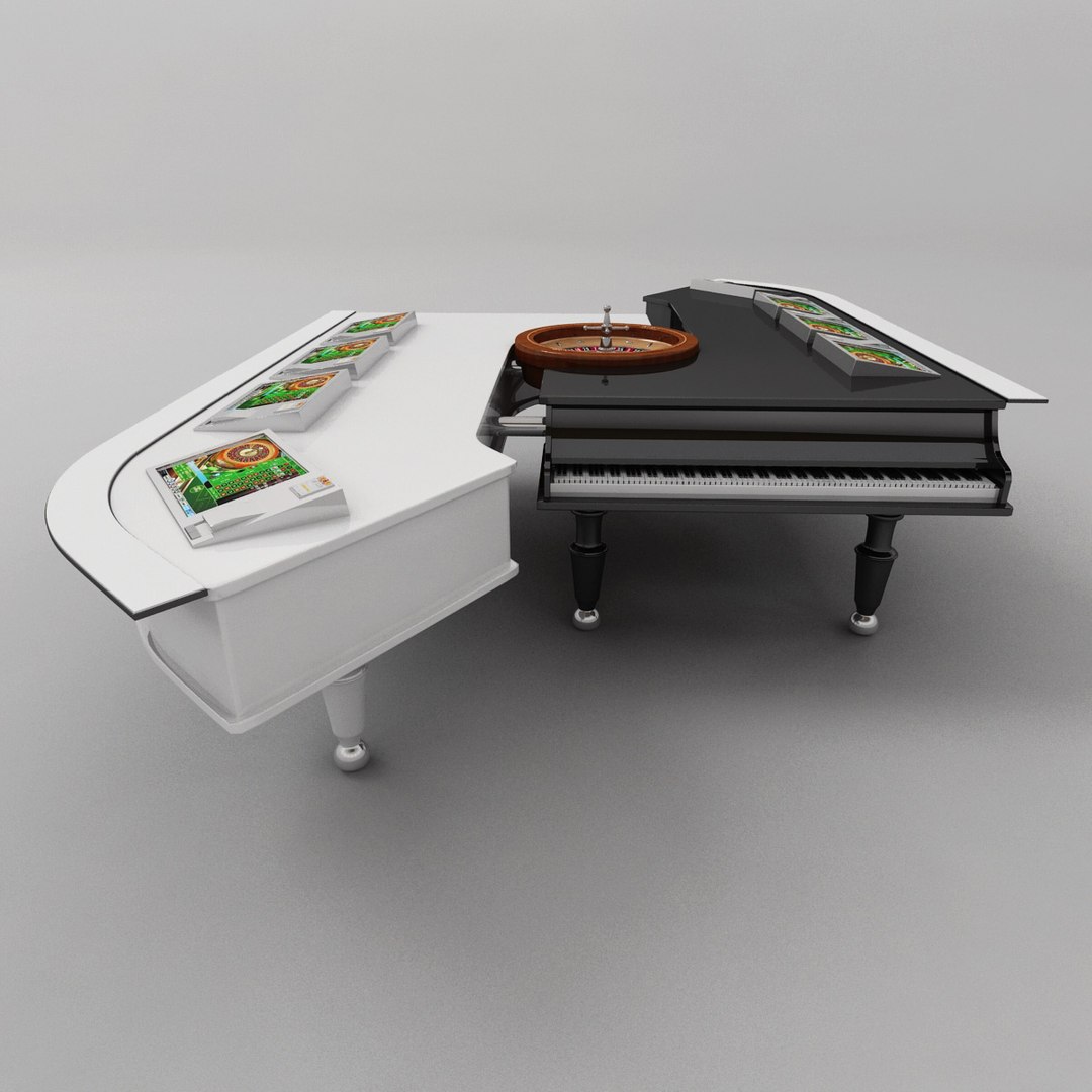 roulette table 4 3d model