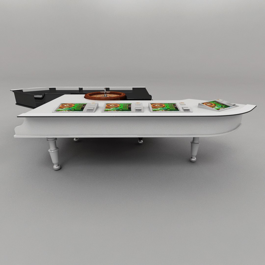 roulette table 4 3d model