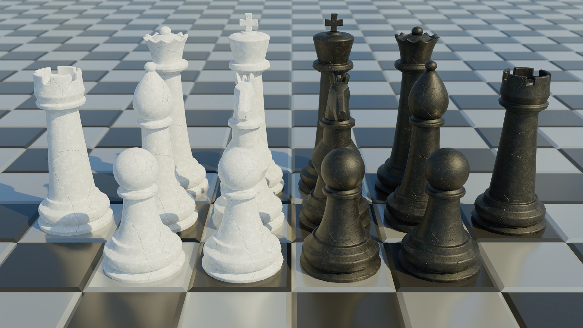 Stylized Chess Figures Model - TurboSquid 2146039