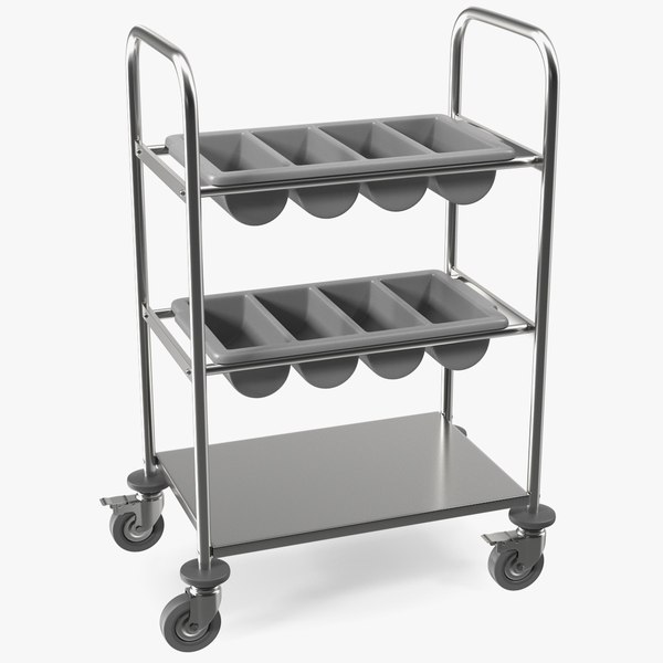 Tray cutlery trolley 3D model - TurboSquid 1682088