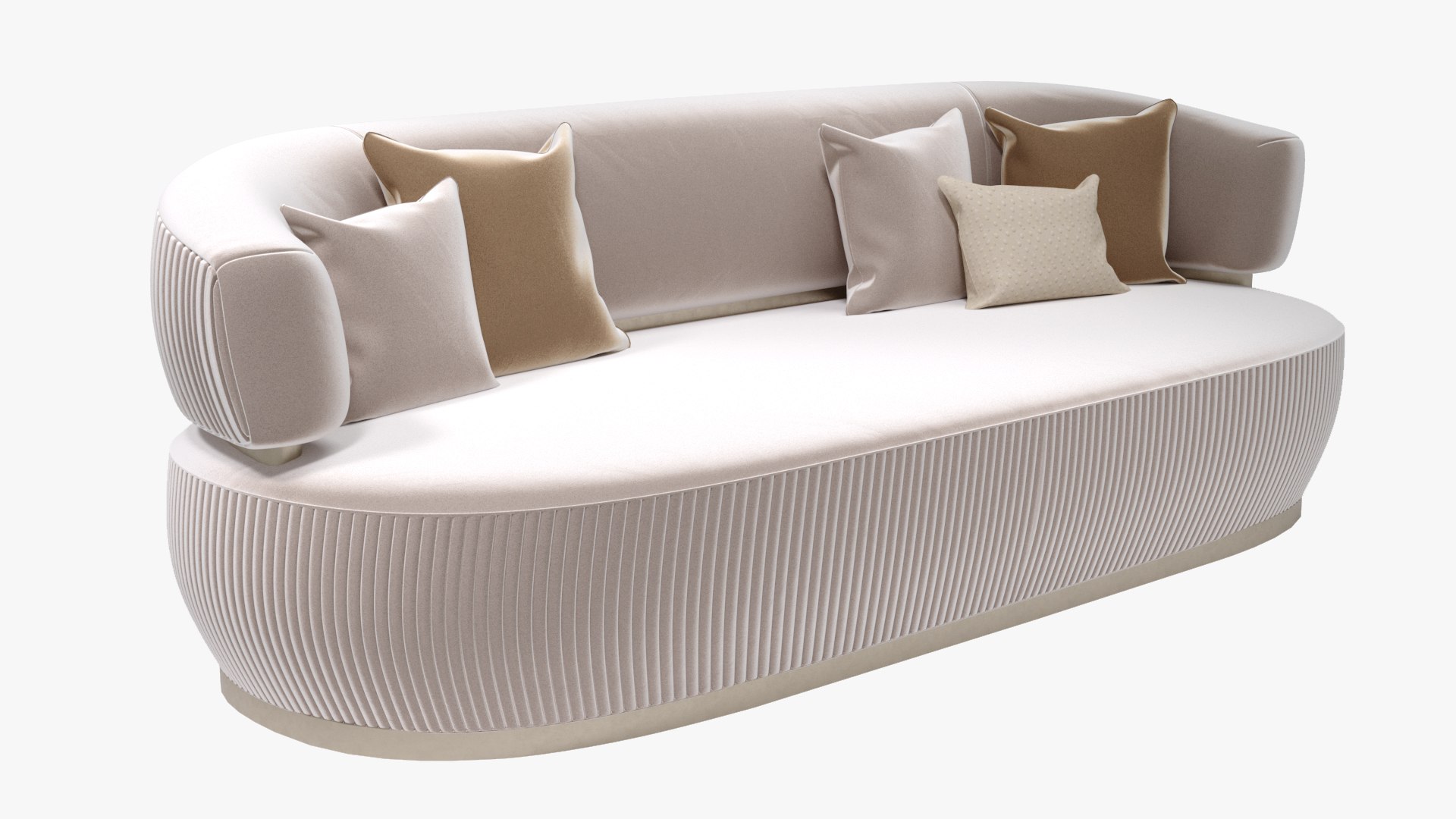 3D Model BON TON SOFA - TurboSquid 2008200