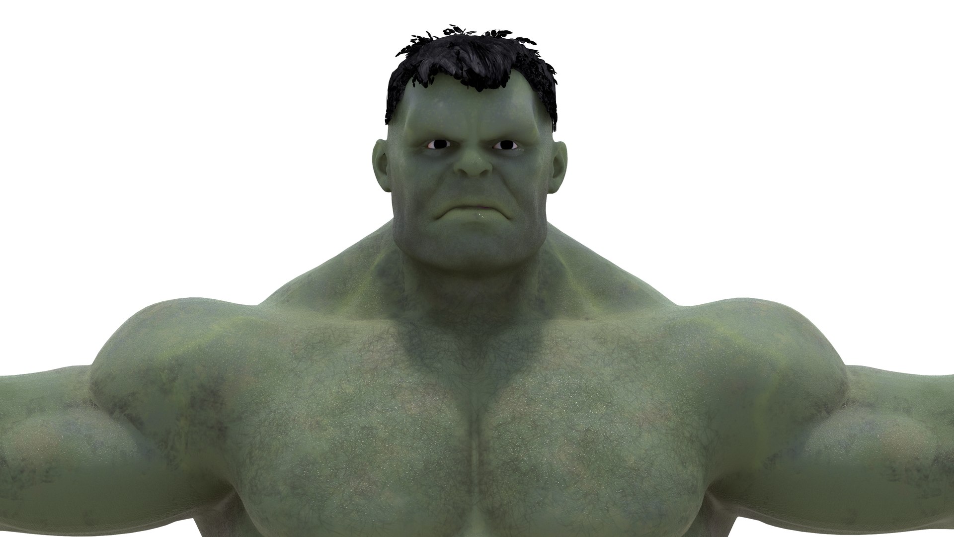 3D Hulk Detailed - TurboSquid 1978060
