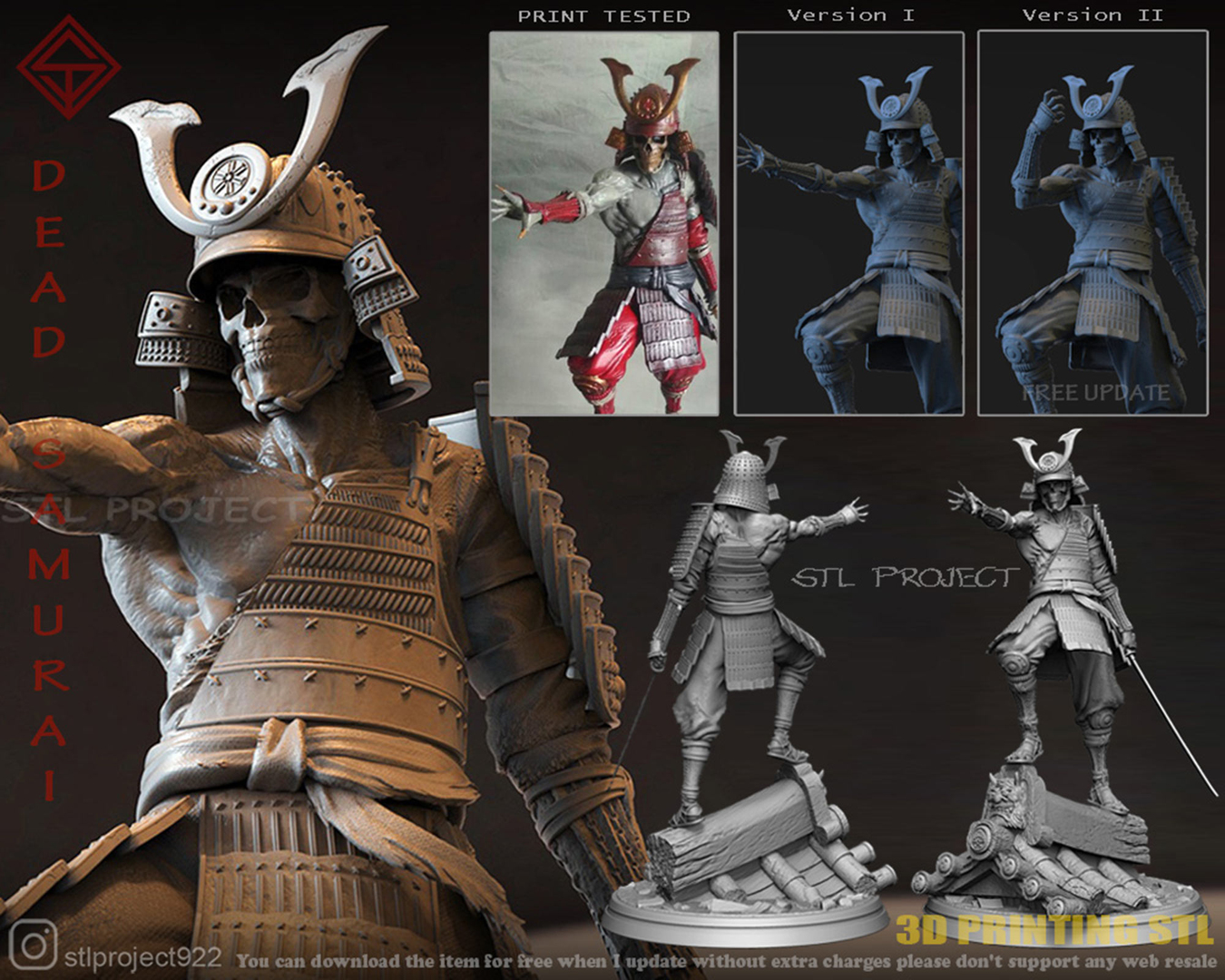 3D samurai creature model - TurboSquid 1545818