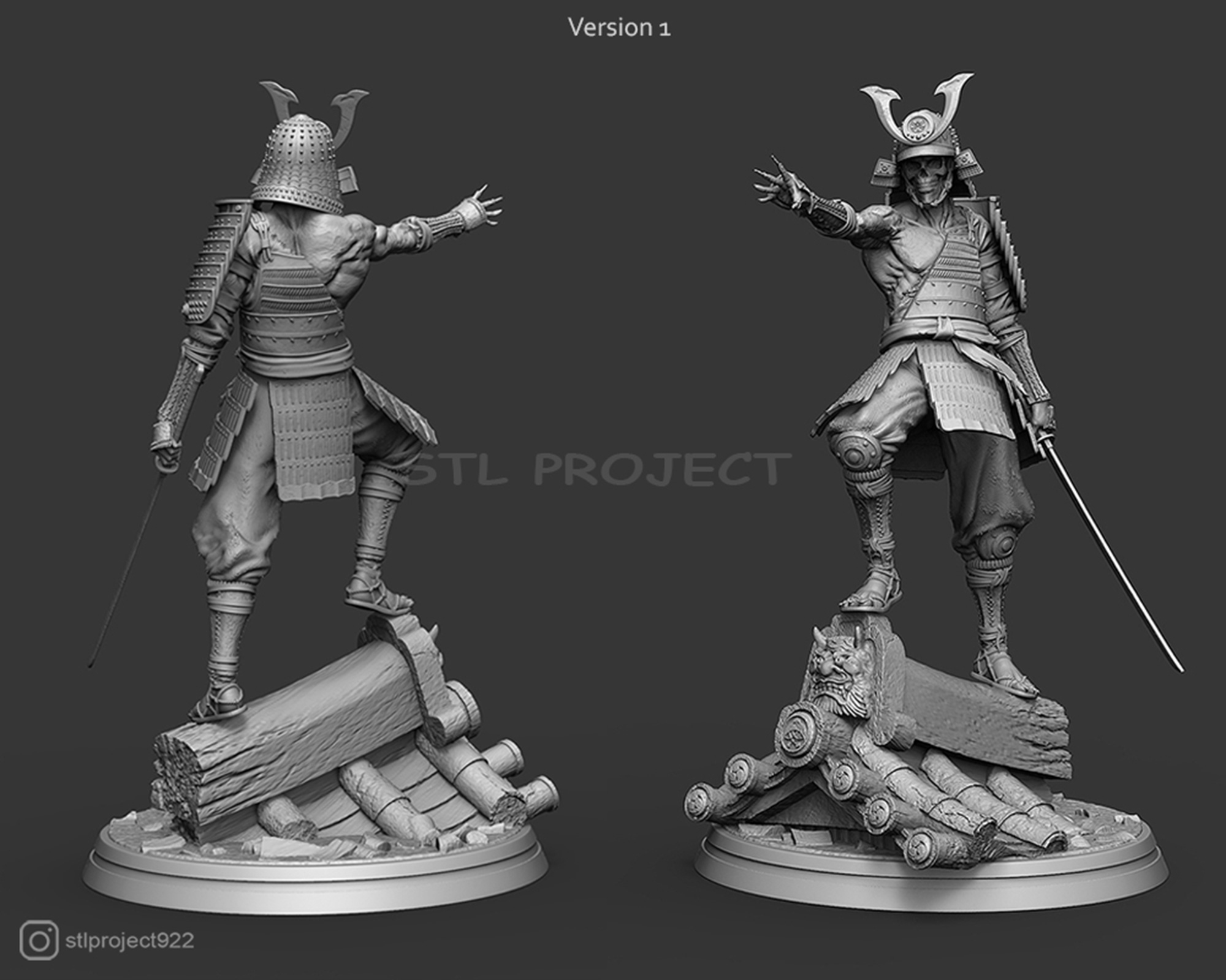 3D samurai creature model - TurboSquid 1545818