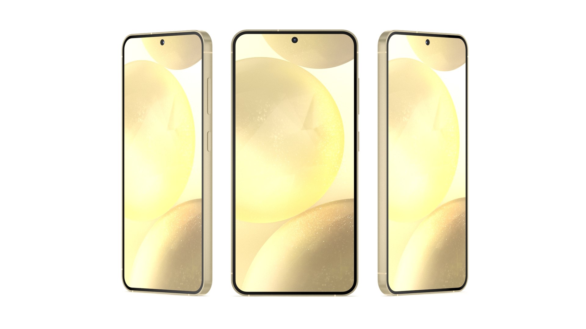 Samsung Galaxy S24 Amber Yellow 3D Model - TurboSquid 2225350