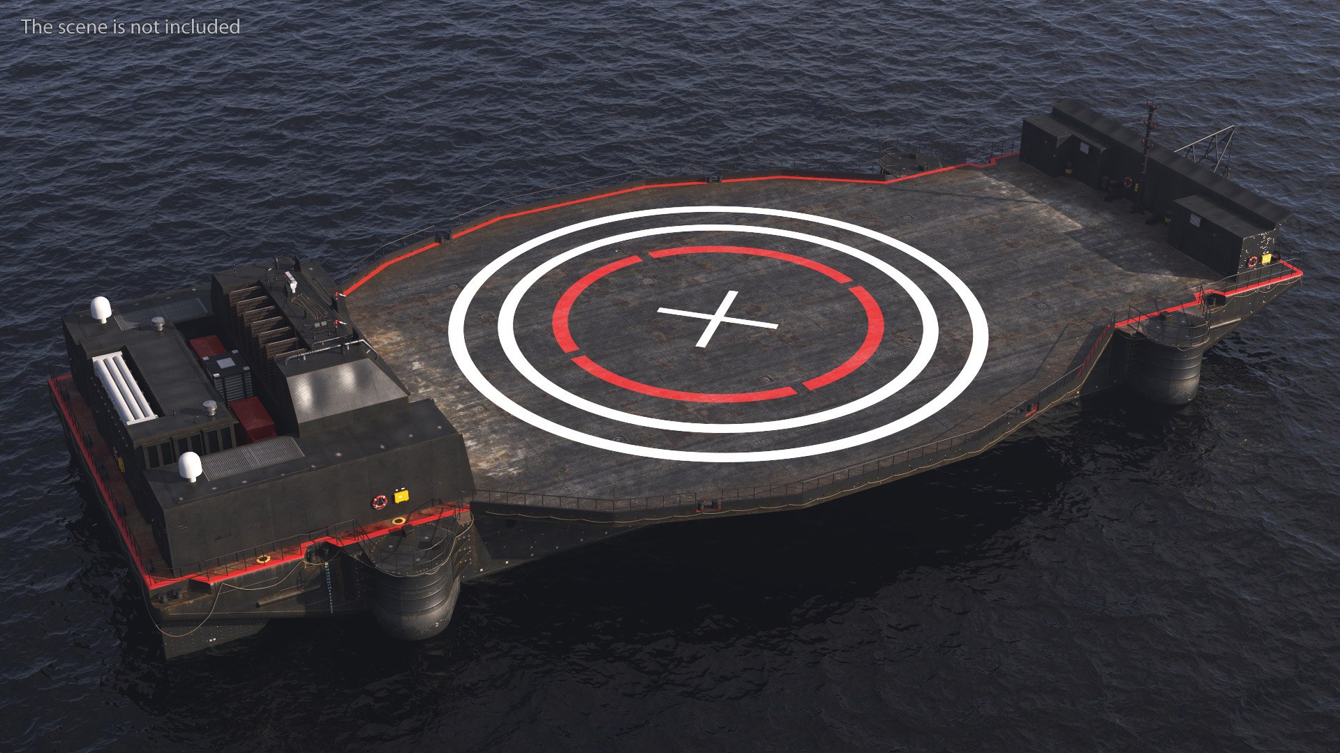 Autonomous Spaceport Drone Ship 3D - TurboSquid 2120524