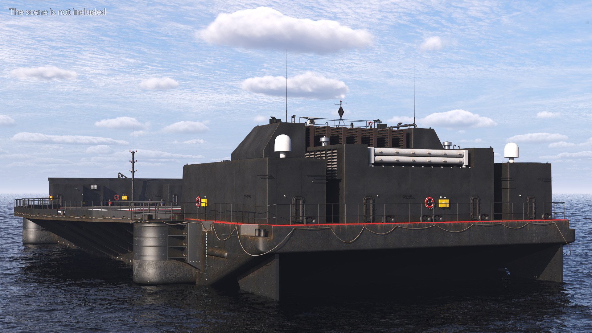 Autonomous Spaceport Drone Ship 3D - TurboSquid 2120524